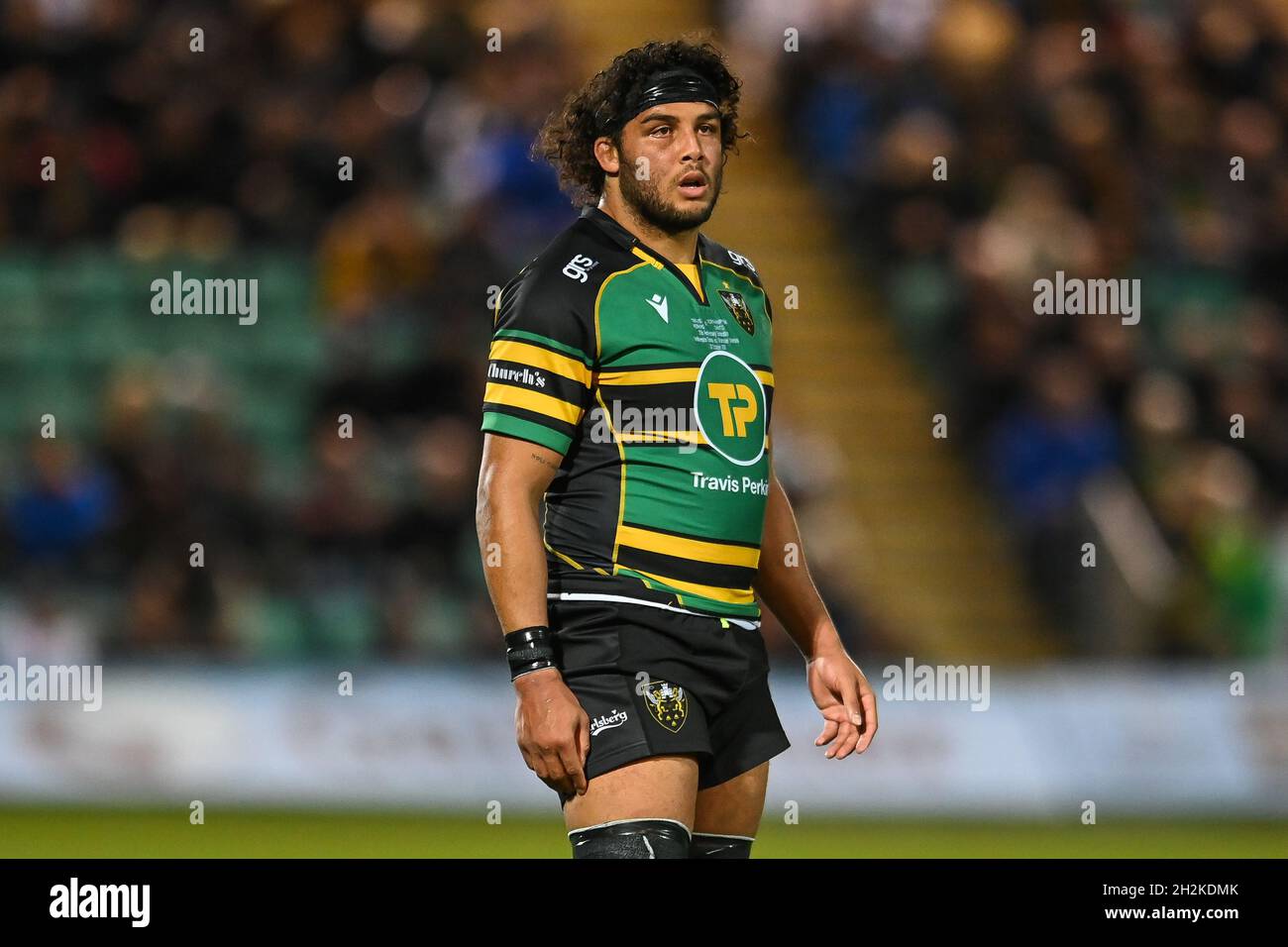 Lewis Ludlam of Northampton Saints during the game Stock Photo - Alamy