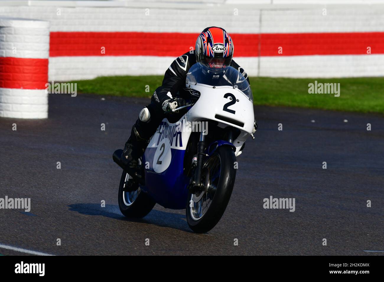 Richard Aldous, Rob North Triumph Trident, Hailwood Trophy for two ...