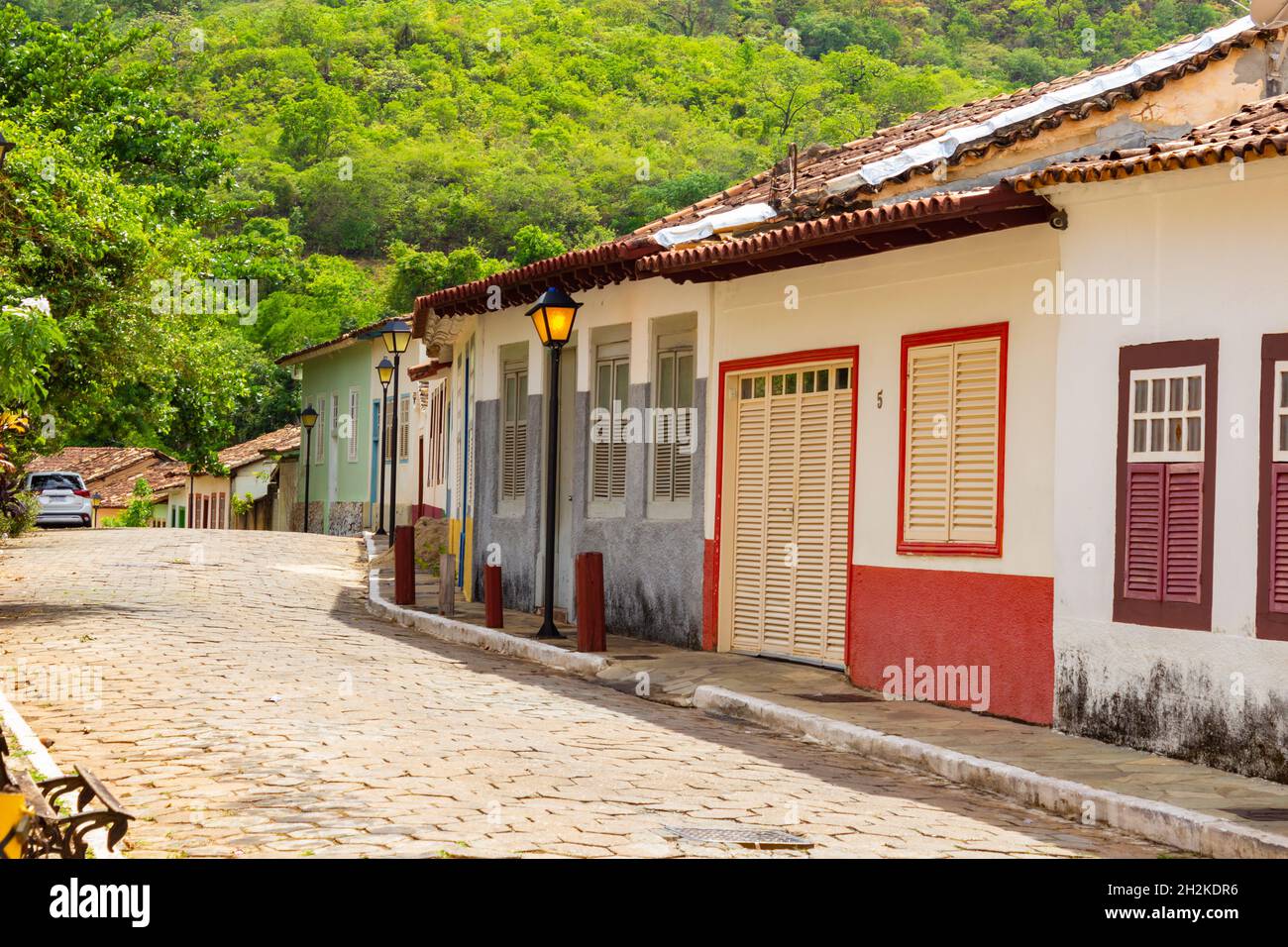 Street details of Cidade de Goiás. Goiás is a city in the interior of ...