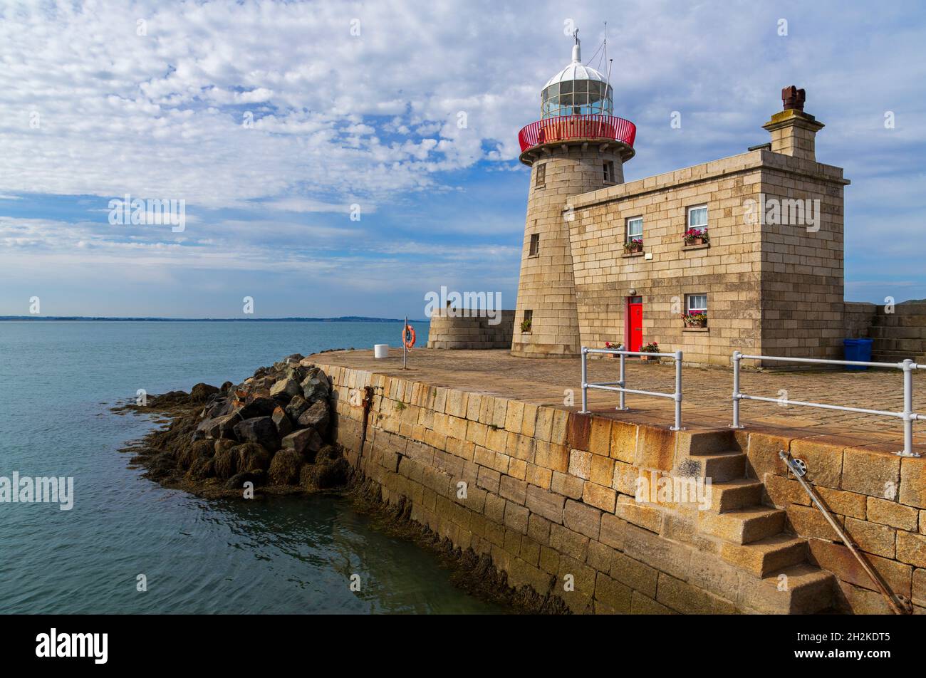 Howth Pier Lighthouse, Howth, County Dublin, Irealnd Stock Photo - Alamy