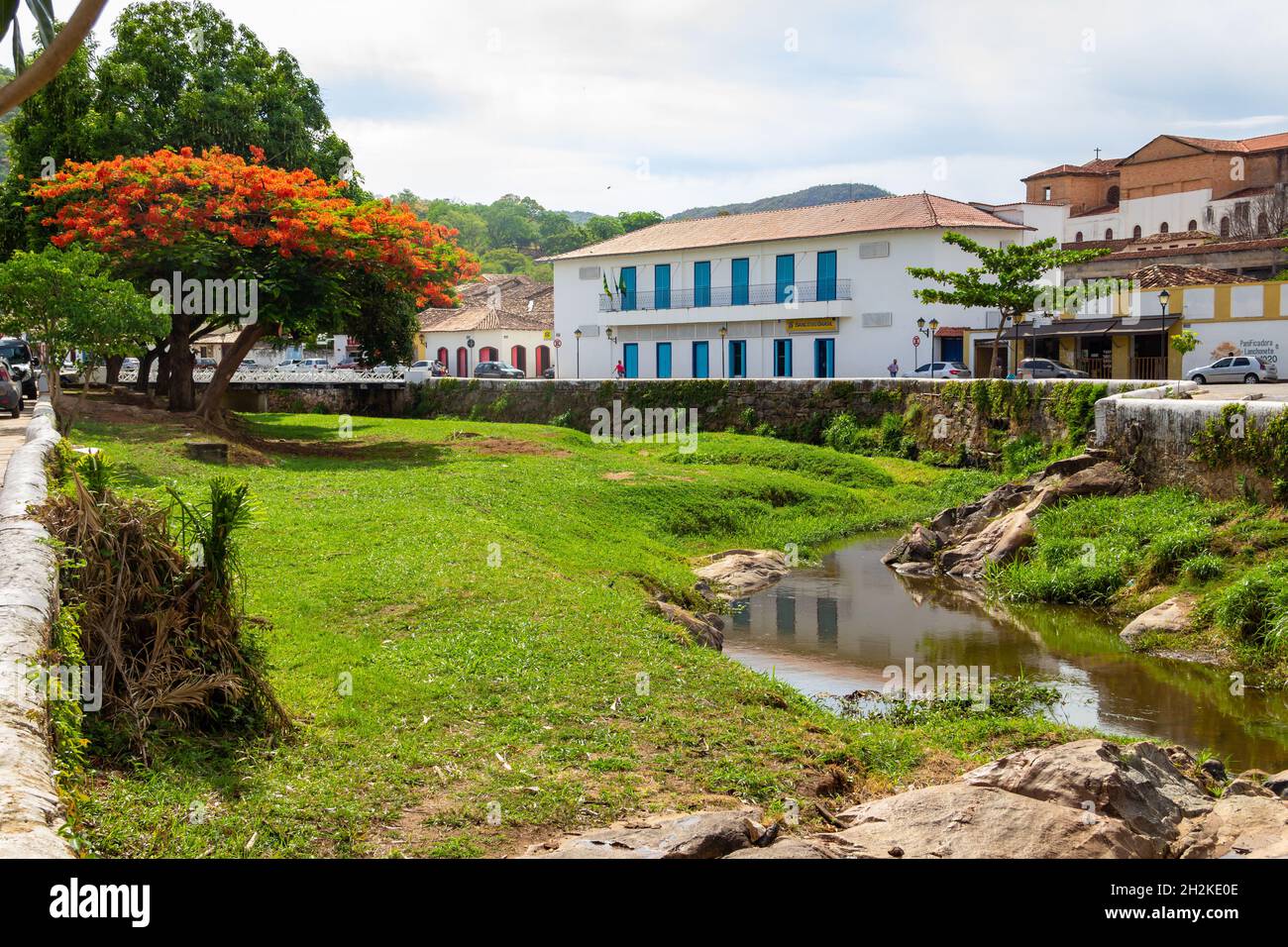 Street details of Cidade de Goiás. Goiás is a city in the interior of ...