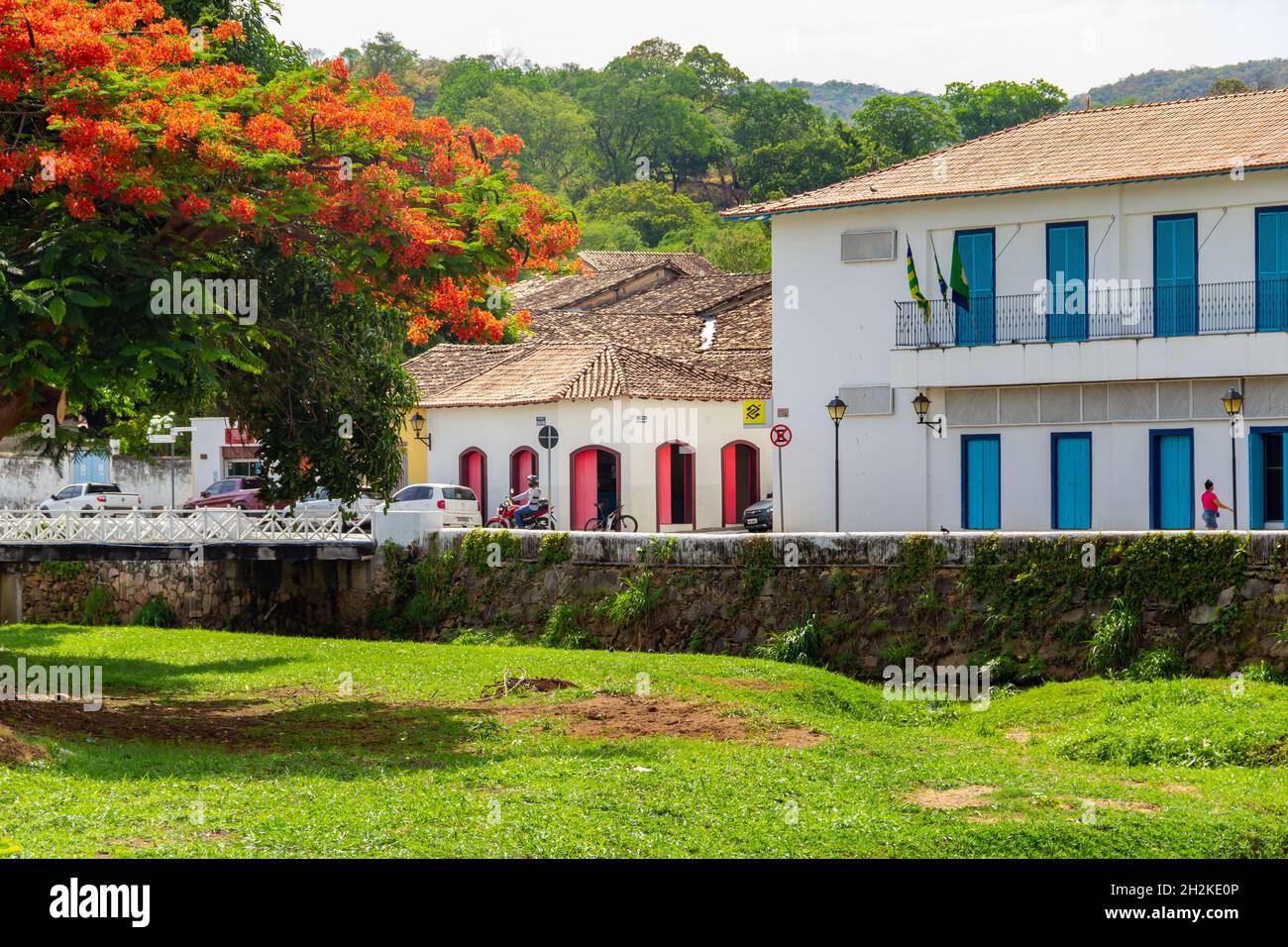 Street details of Cidade de Goiás. Goiás is a city in the interior of ...