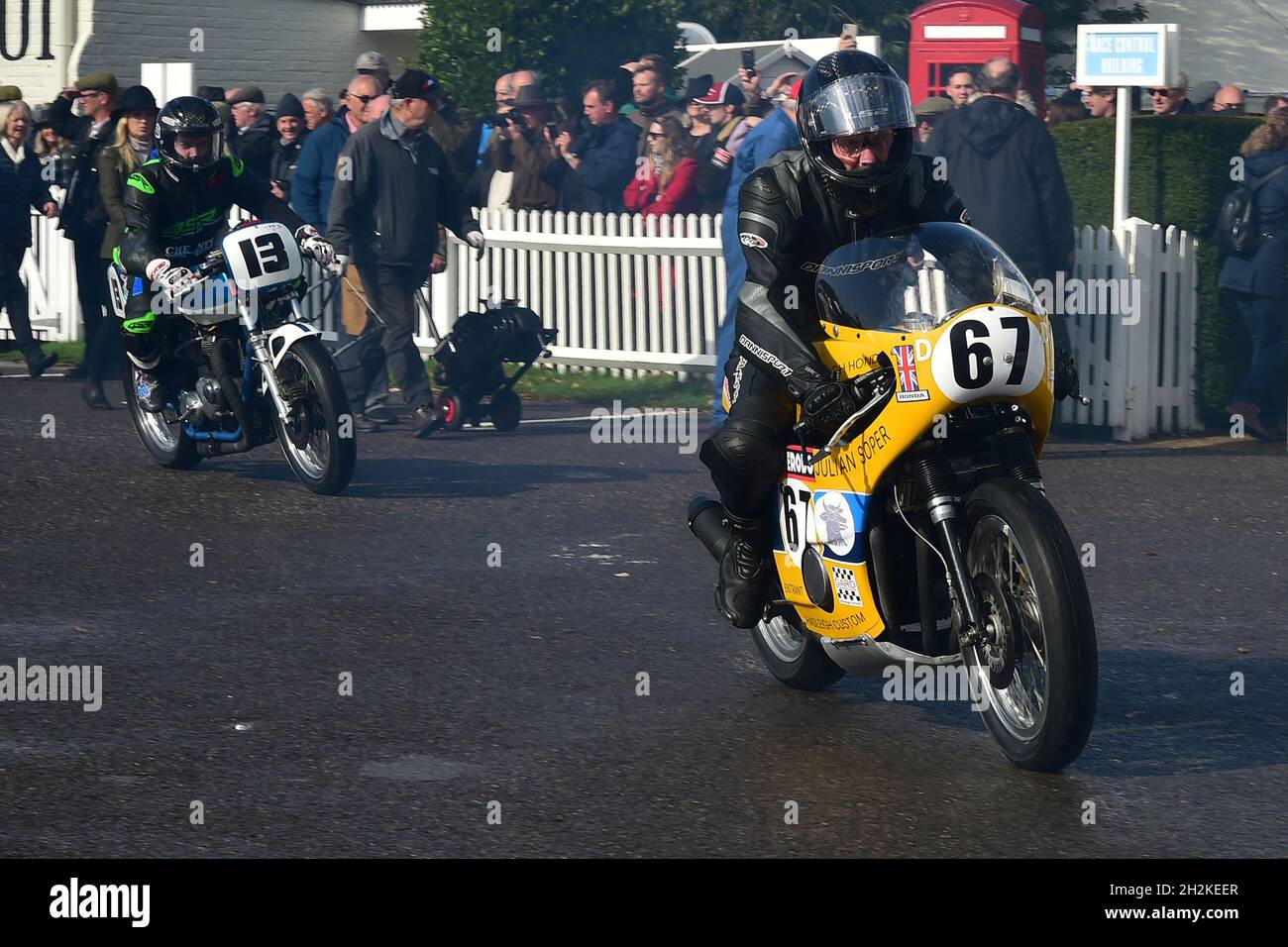 Gordon Russell, Hadleigh Honda, Hailwood Trophy for two stroke 250cc ...