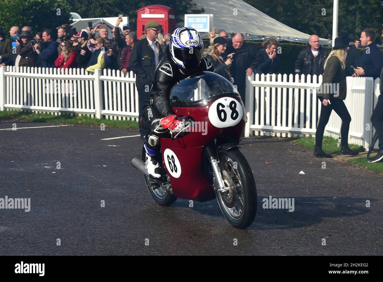 Michael Russell, Norton Manx Atlas, Hailwood Trophy for two stroke ...