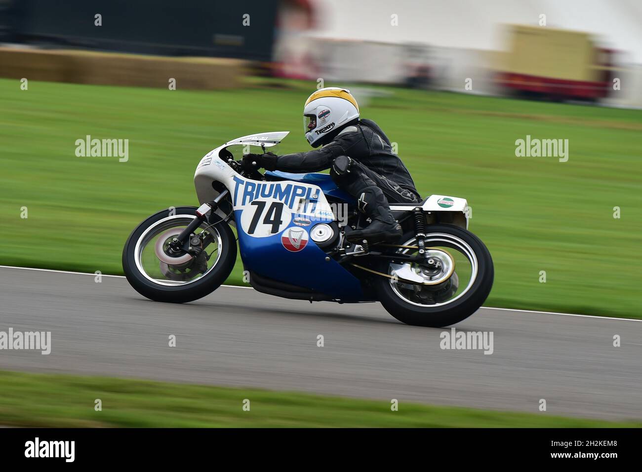 Mike Dolittle, Rob North Triumph, Hailwood Trophy for two stroke 250cc ...