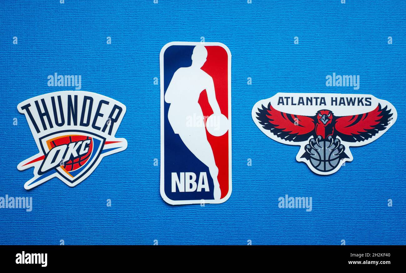 Atlanta hawks logo symbol icon hi-res stock photography and images - Alamy