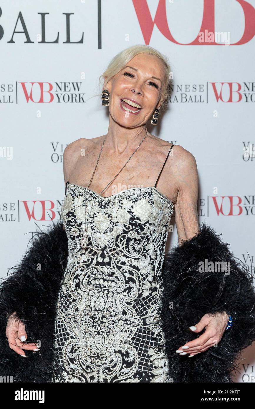 New York, USA. 21st Oct, 2021. Michele Herbert attends Viennese Opera ...