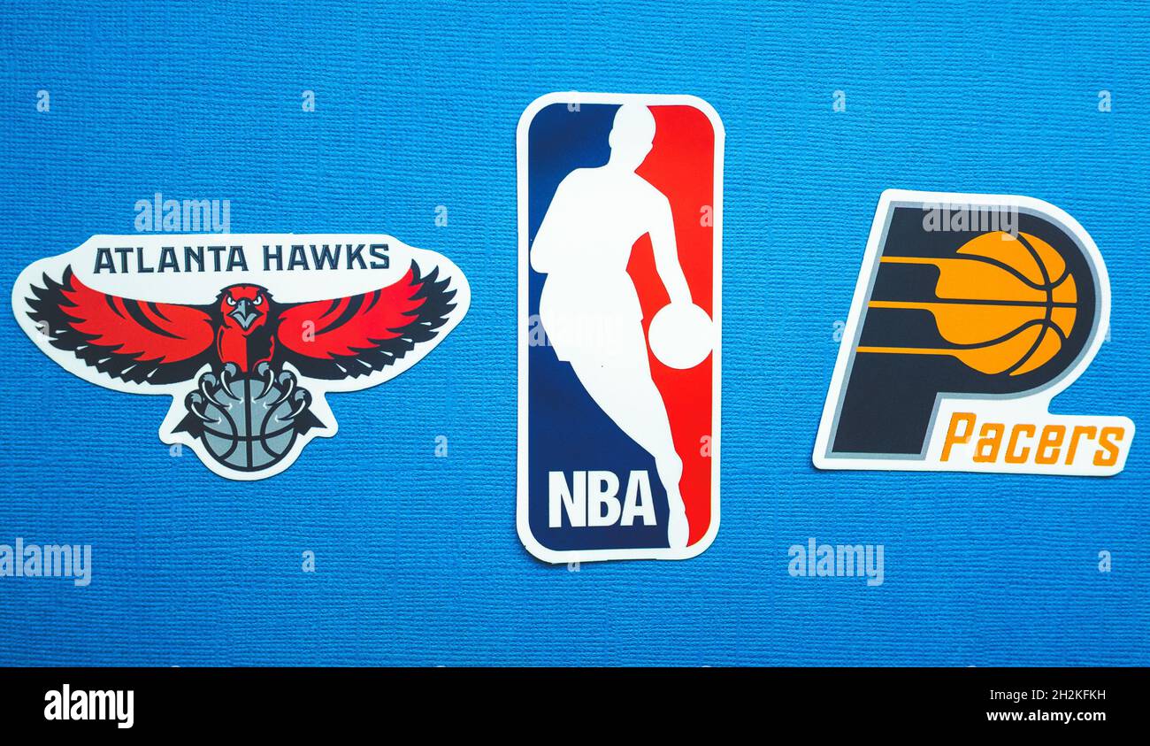 Atlanta hawks logo symbol icon hi-res stock photography and images - Alamy