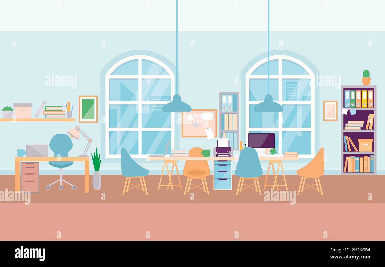 Empty meeting place Stock Vector Images - Alamy