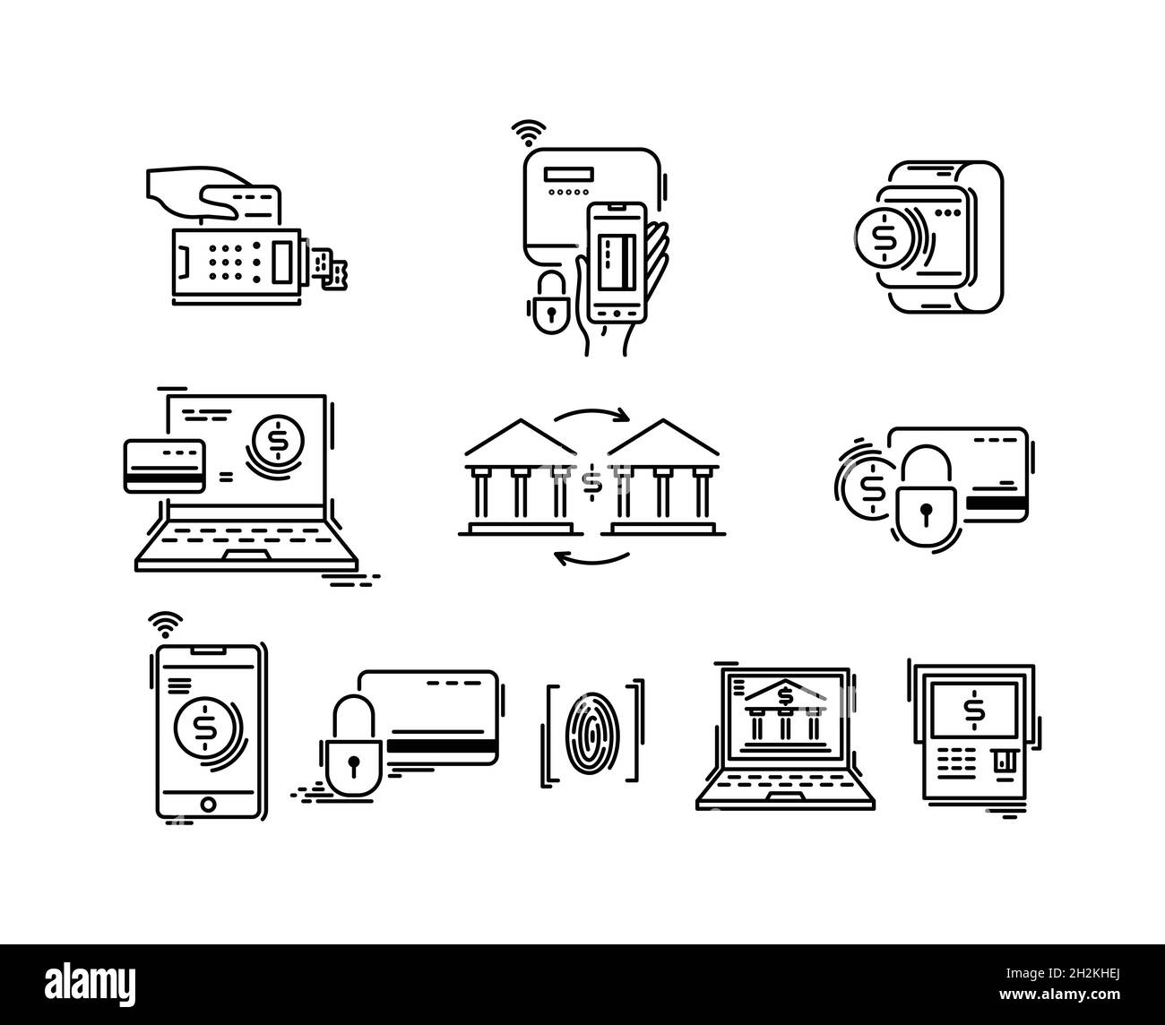 Pay pass card phone Stock Vector Images - Alamy