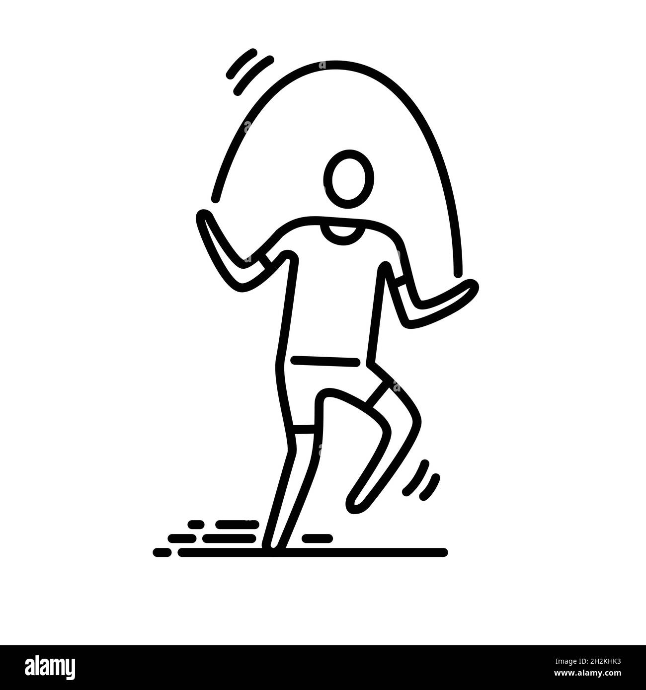 Jump up workout Stock Vector Images - Alamy