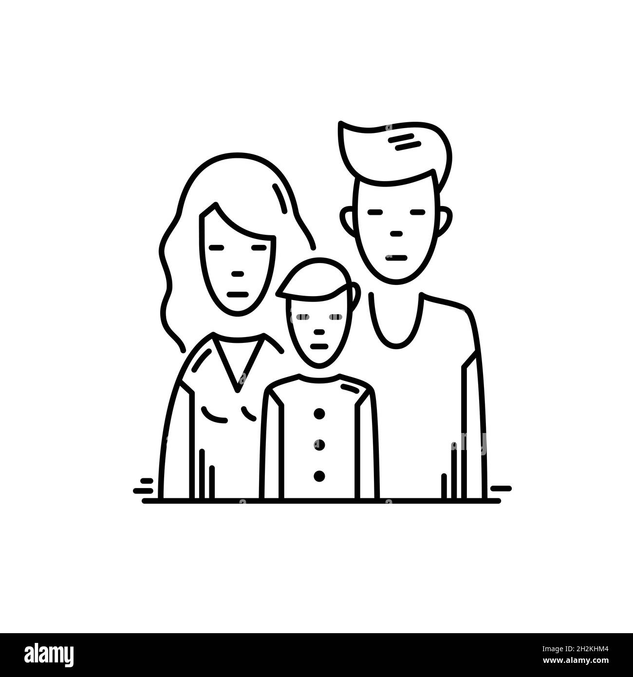 Son simple vector icon Cut Out Stock Images & Pictures - Alamy