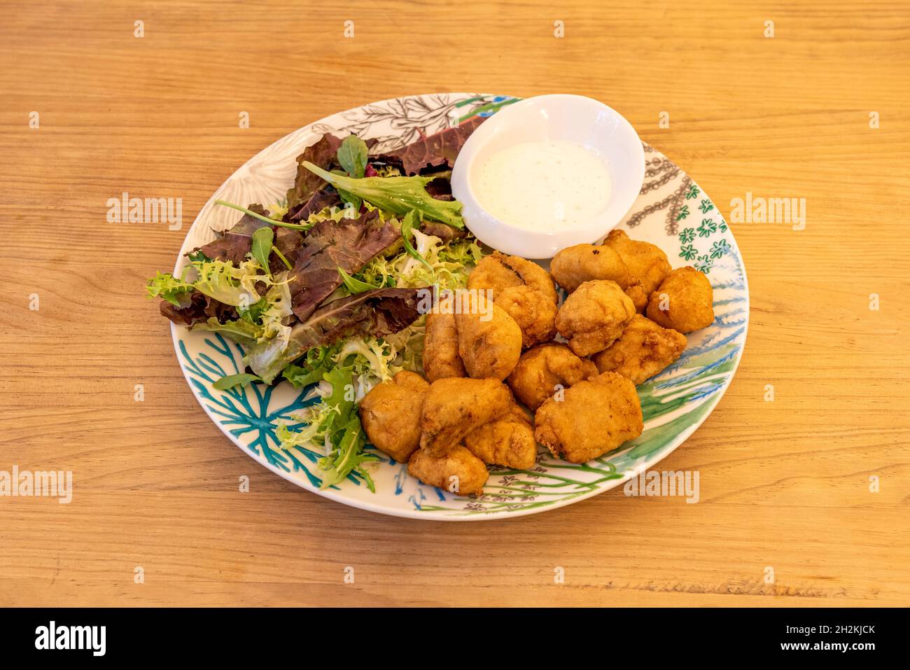 Popular Spanish recipe for marinated dogfish battered and fried in ...