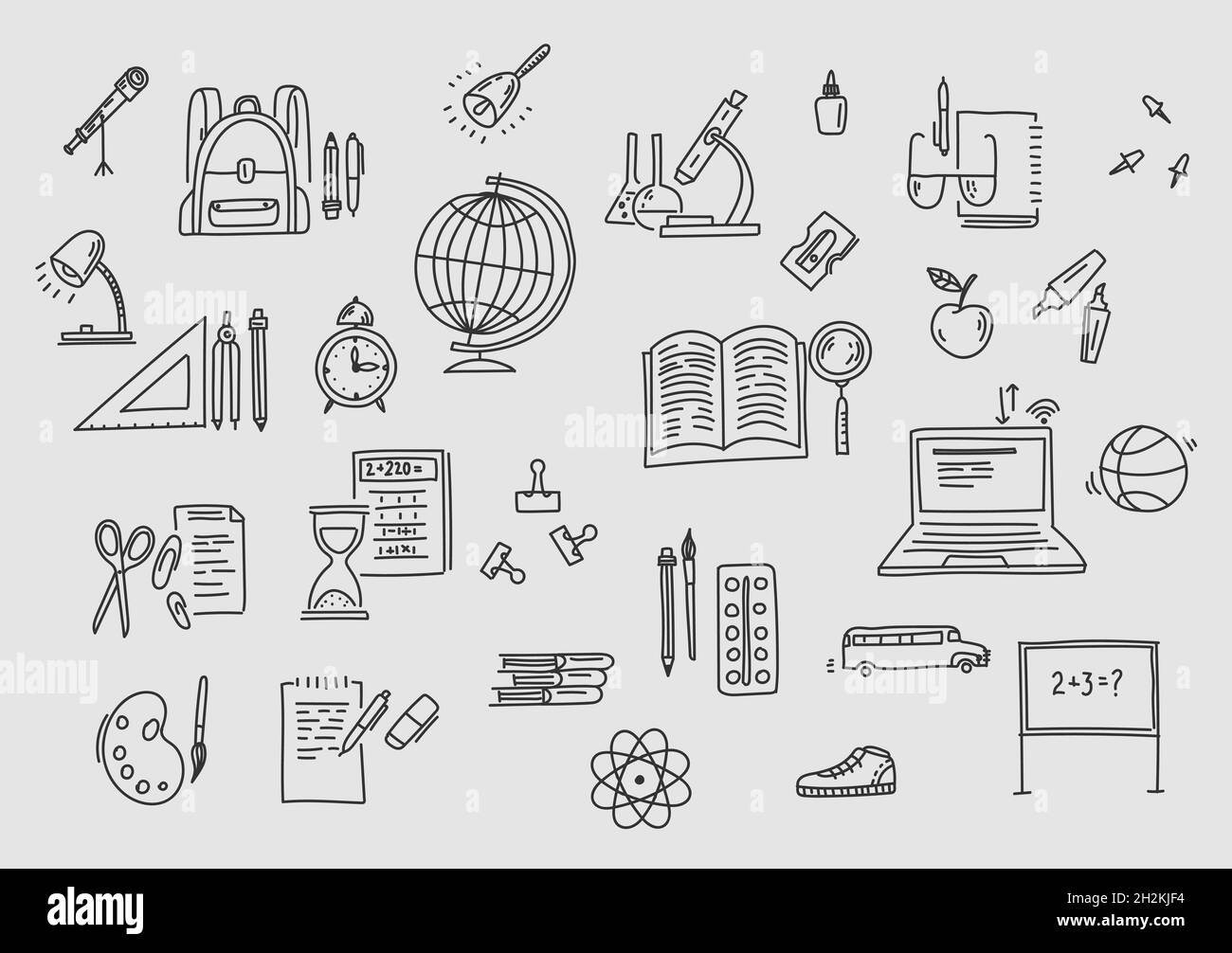 Secondary grammar school Stock Vector Images - Alamy