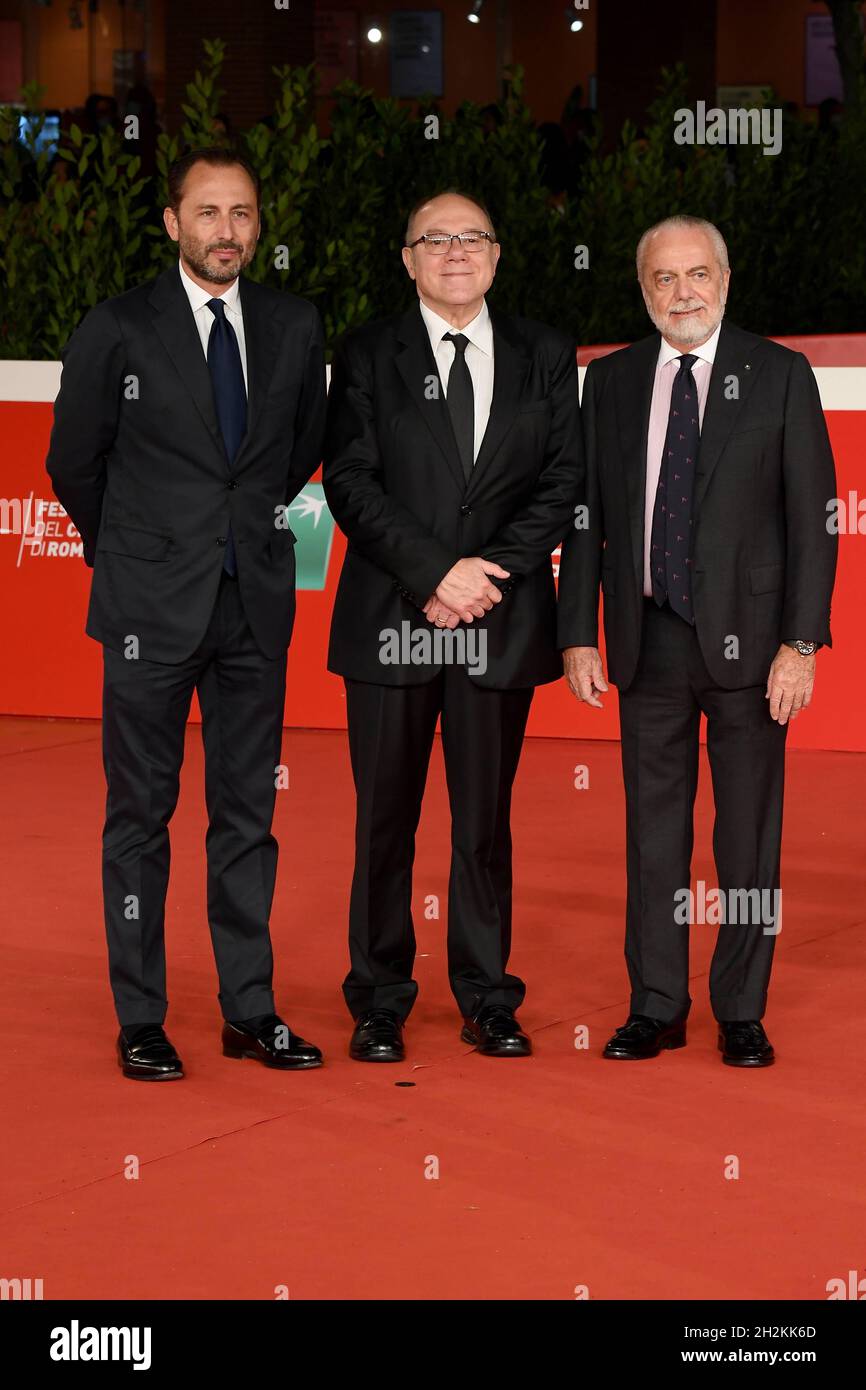 Rome, Italy. 22nd Oct, 2021. Roma Cinema Fest 2021, Film Fest, Red ...