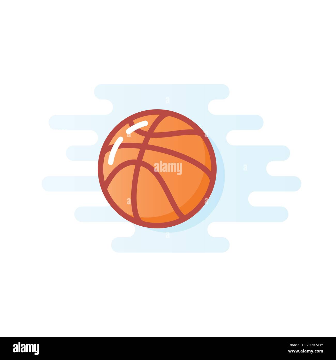 Orange basketball ball vector illustration eps 10 Stock Vector Image ...