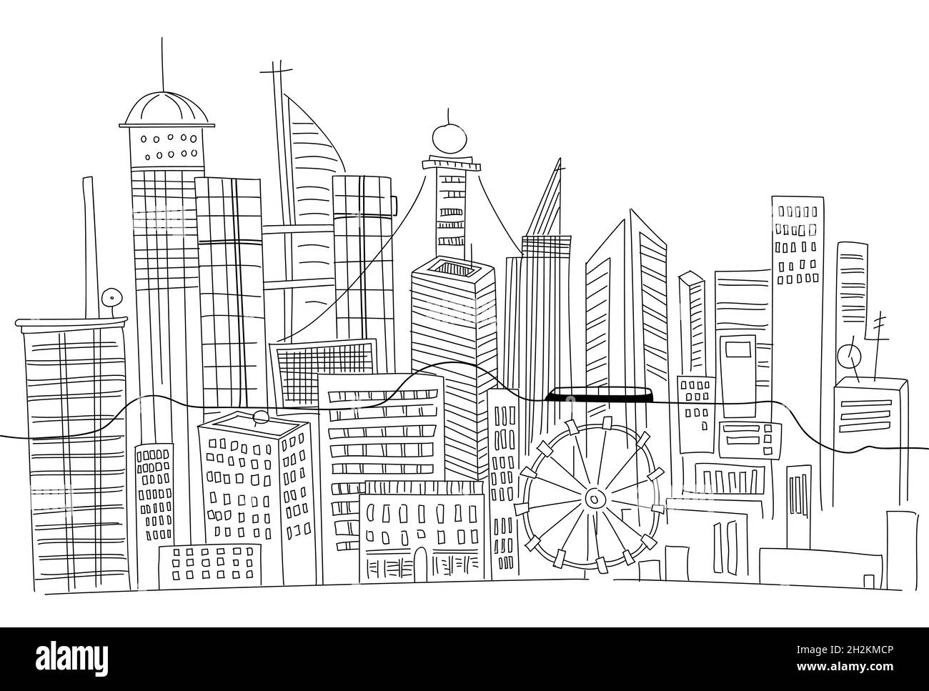 Chicago skyscrapers construction Cut Out Stock Images & Pictures - Alamy