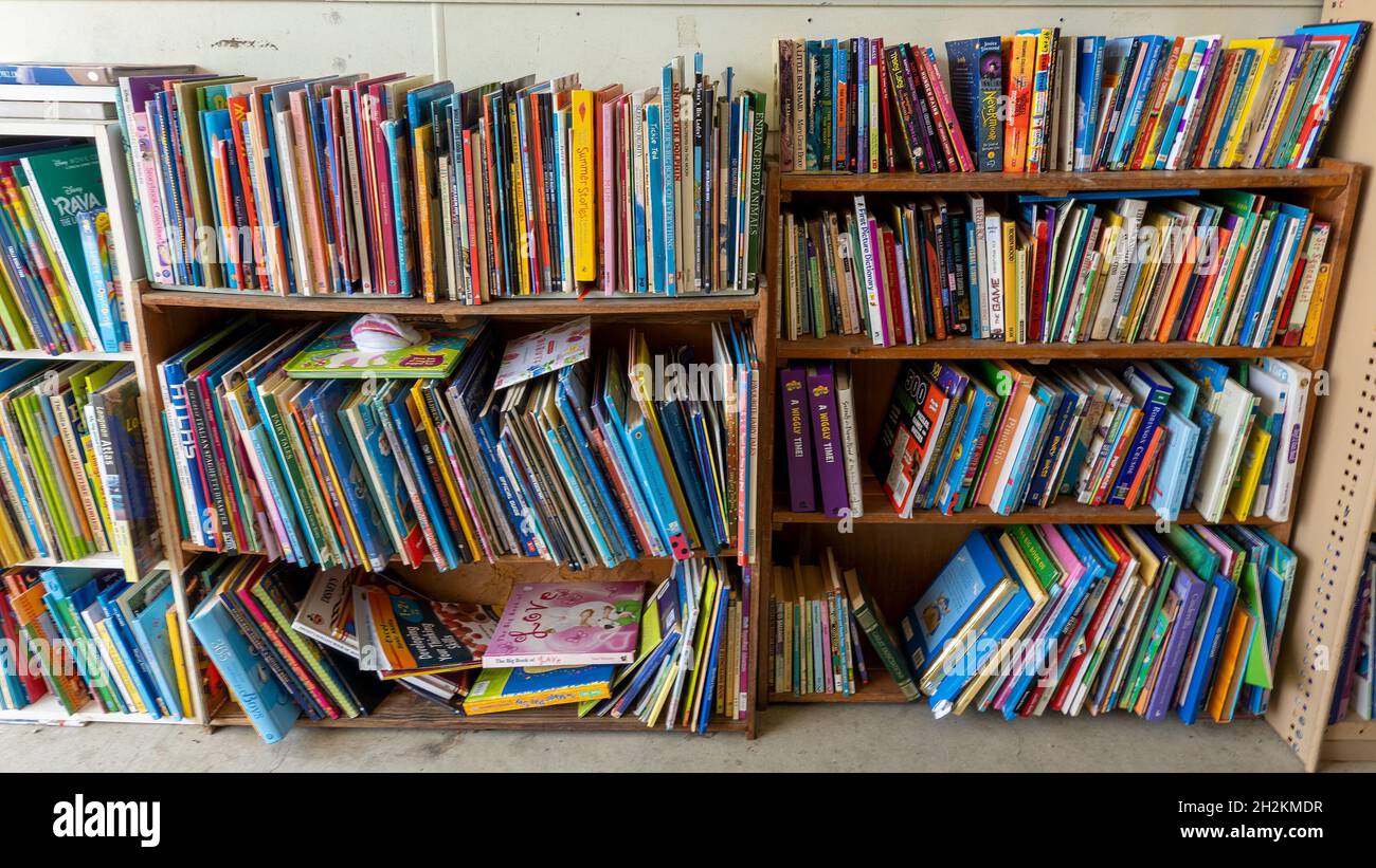 Mackay, Queensland, Australia - October 2021: Second hand books for ...