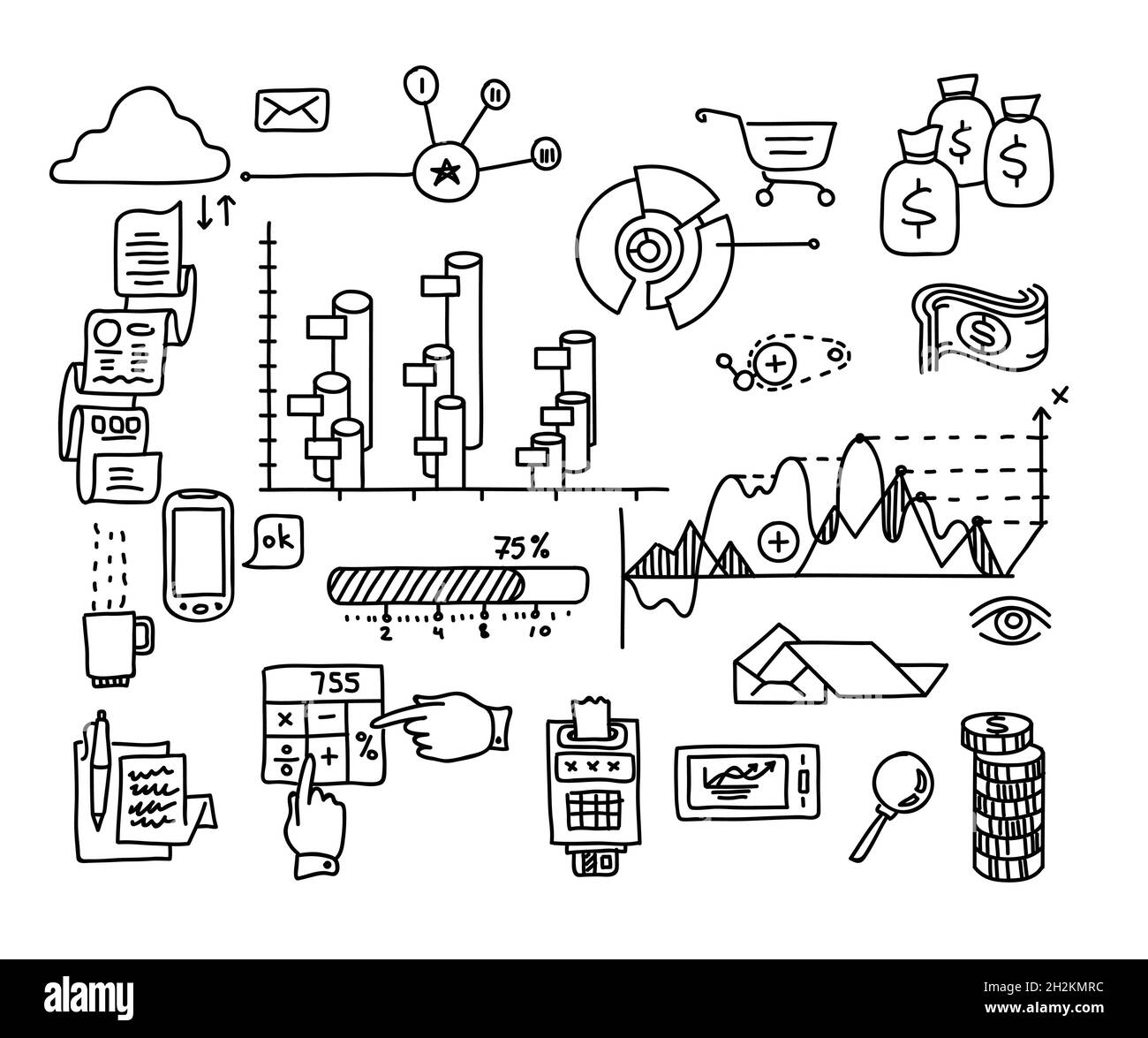 Hand drawn pencil sketches Stock Vector Images - Alamy