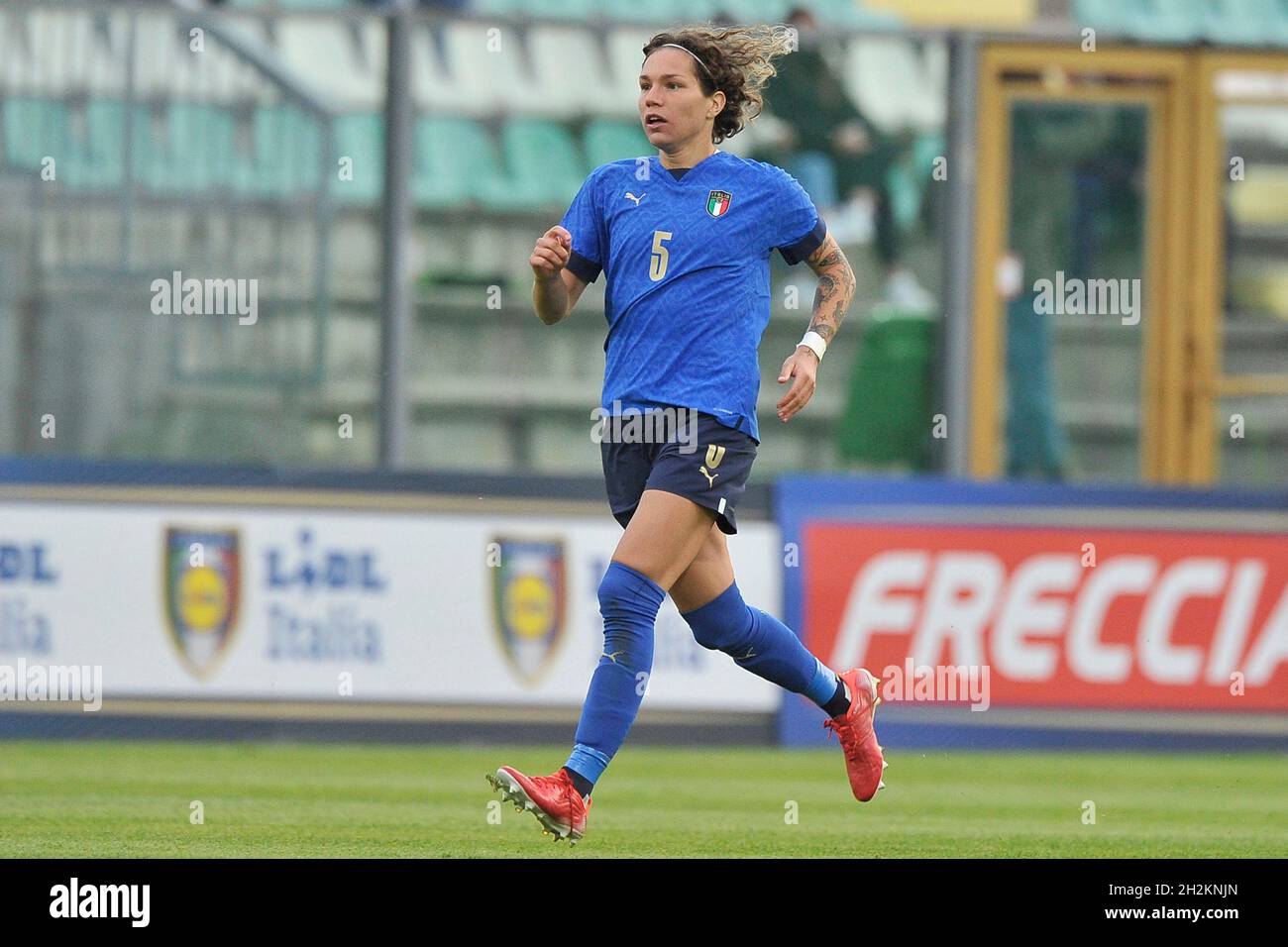 Elena Linari player of Italia, during the qualifying match for the 2023 ...