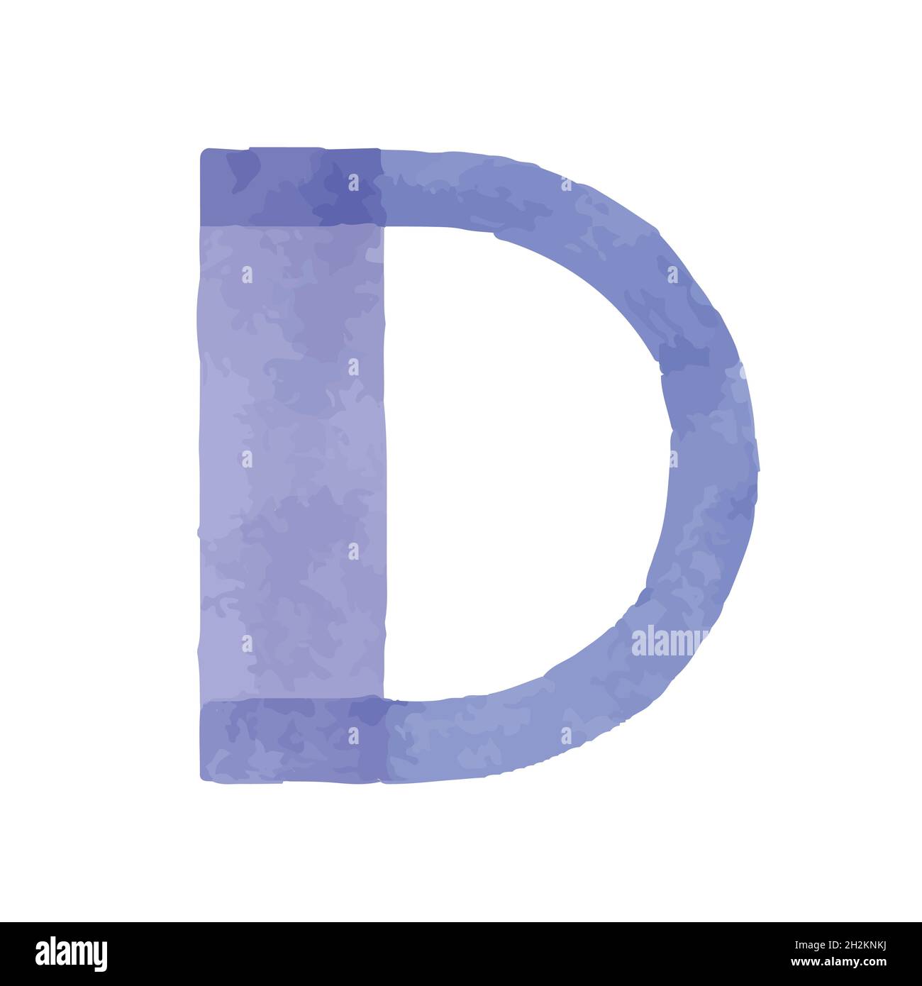 Watercolour letters Stock Vector Images - Alamy