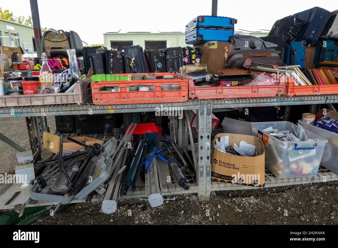 Mackay, Queensland, Australia - October 2021: Miscellaneous dumped ...