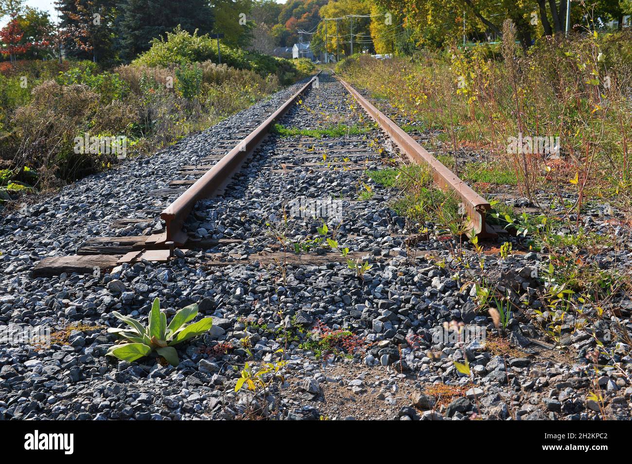 End of a railway Stock Photo - Alamy