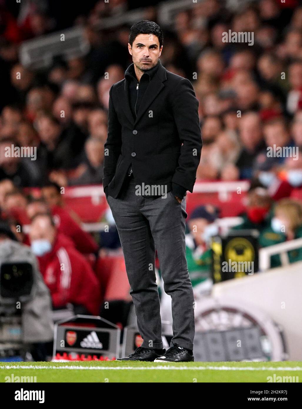 Arsenal Manager Mikel Arteta During The Premier League Match At The