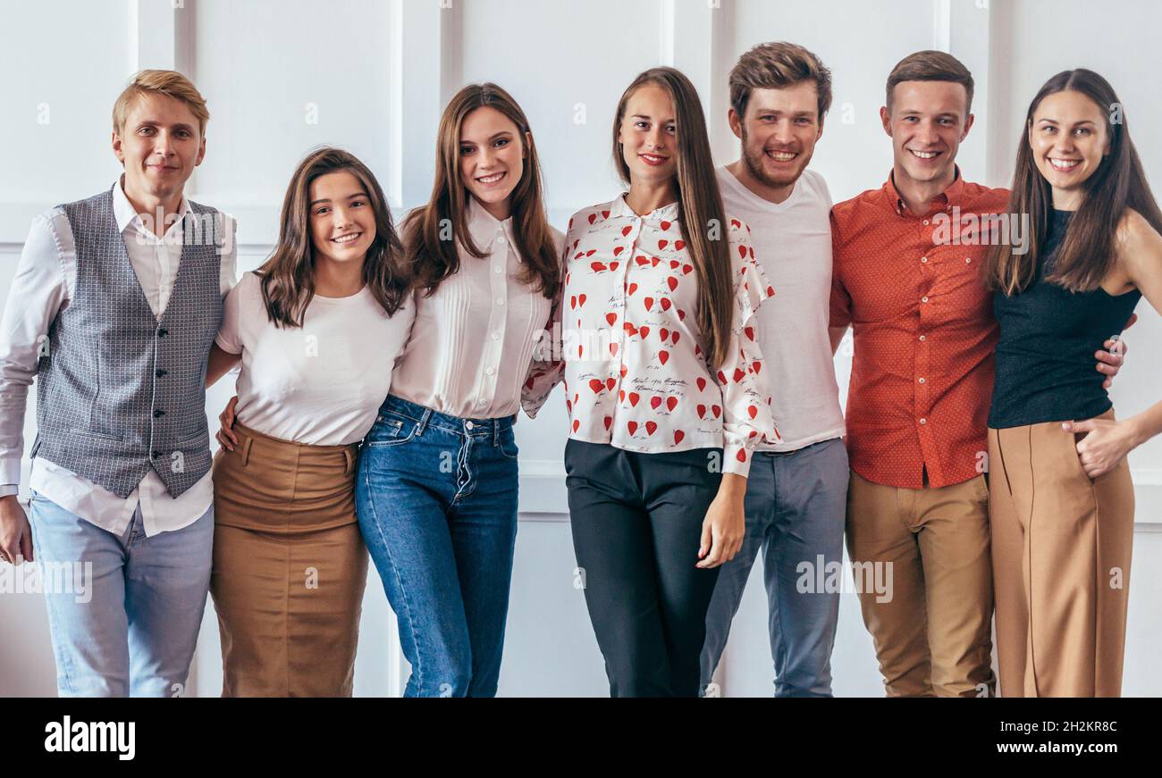 Group portrait of people Diversity team union Stock Photo - Alamy