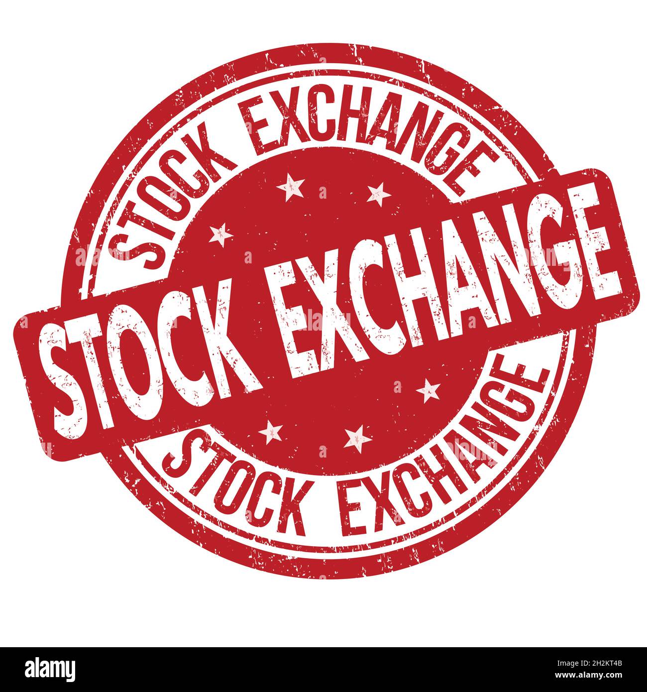 Stock exchange grunge rubber stamp on white background, vector ...