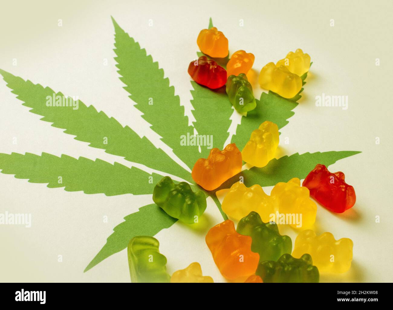Cannabis gummy food hi-res stock photography and images - Alamy
