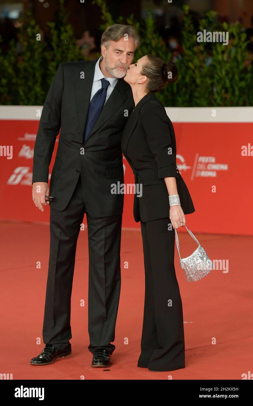 Max Tortora and Maria Teresa Merlino attend the red carpet of the movie ...