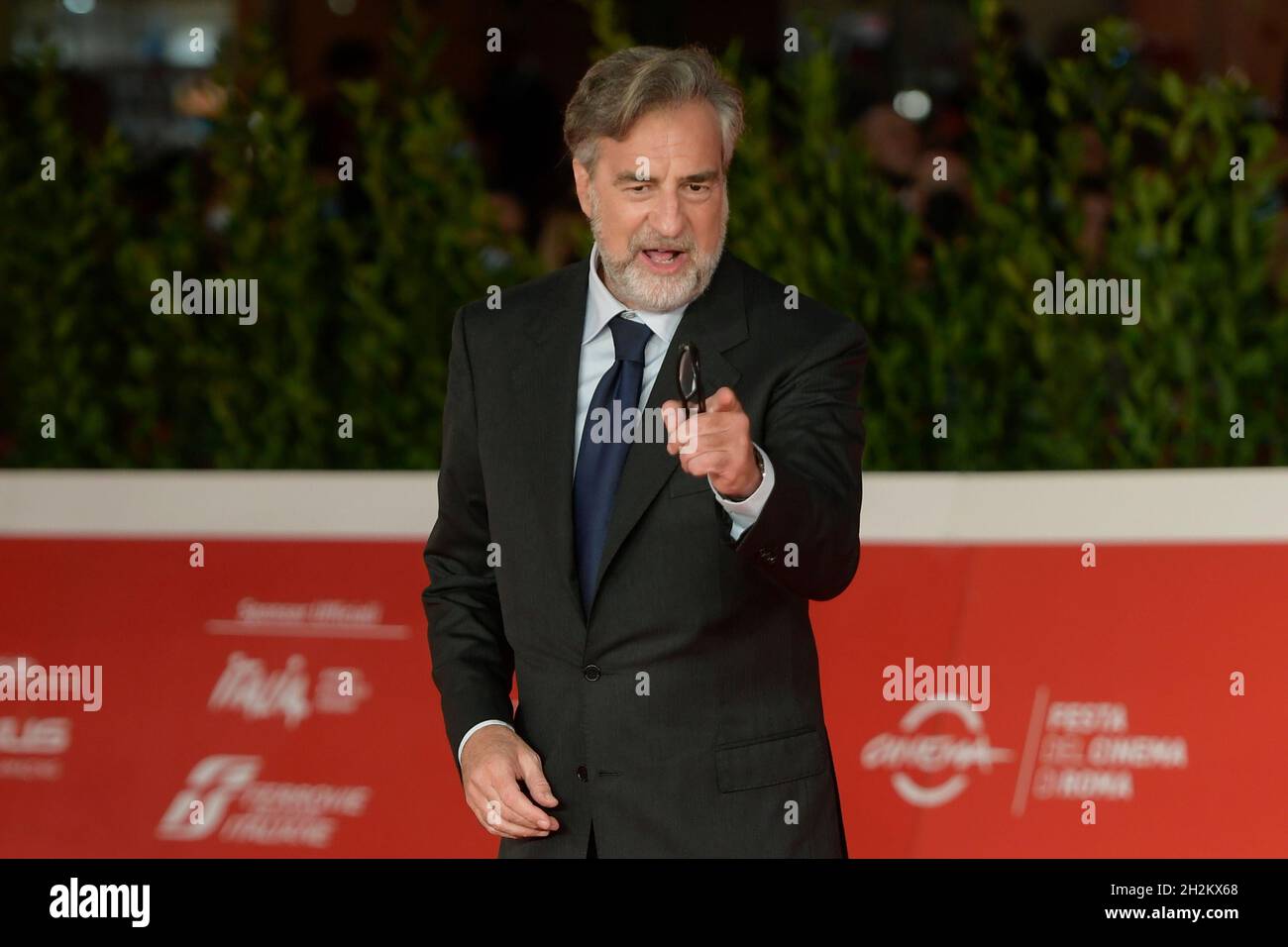 Max Tortora attends the red carpet of the movie Vita da Carlo at ...