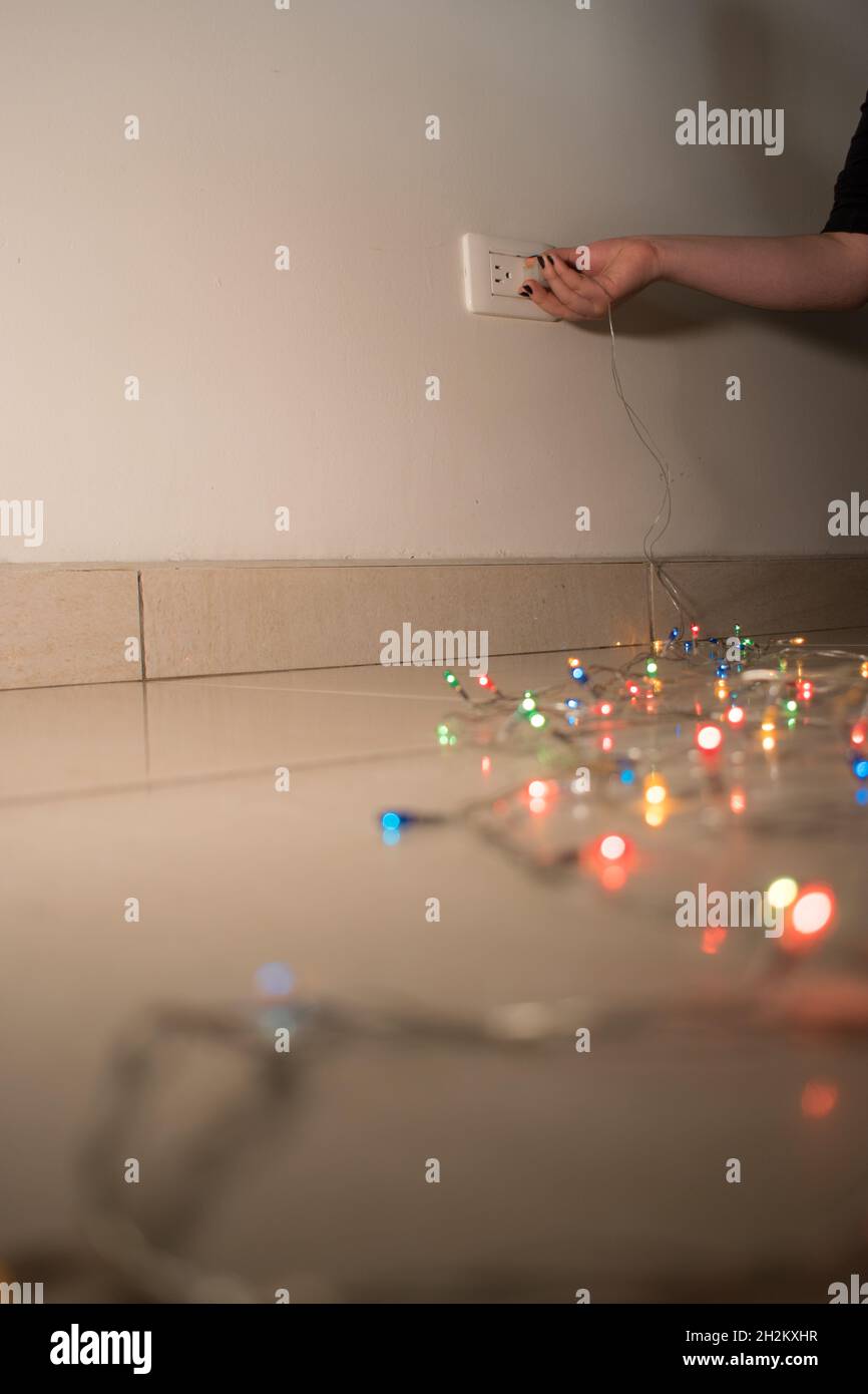 Chrstmas lights hi-res stock photography and images - Alamy