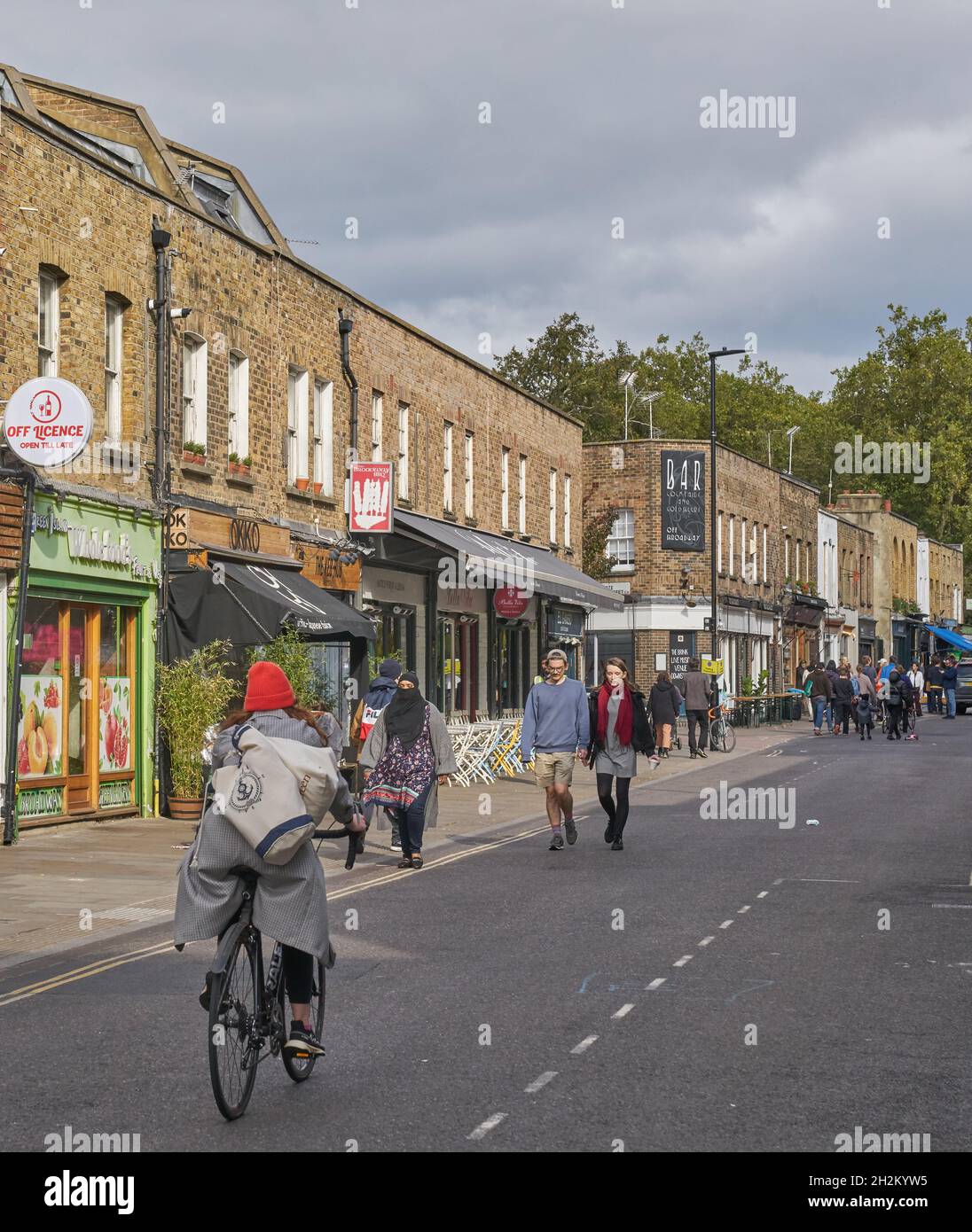 Car free street hackney hi-res stock photography and images - Alamy