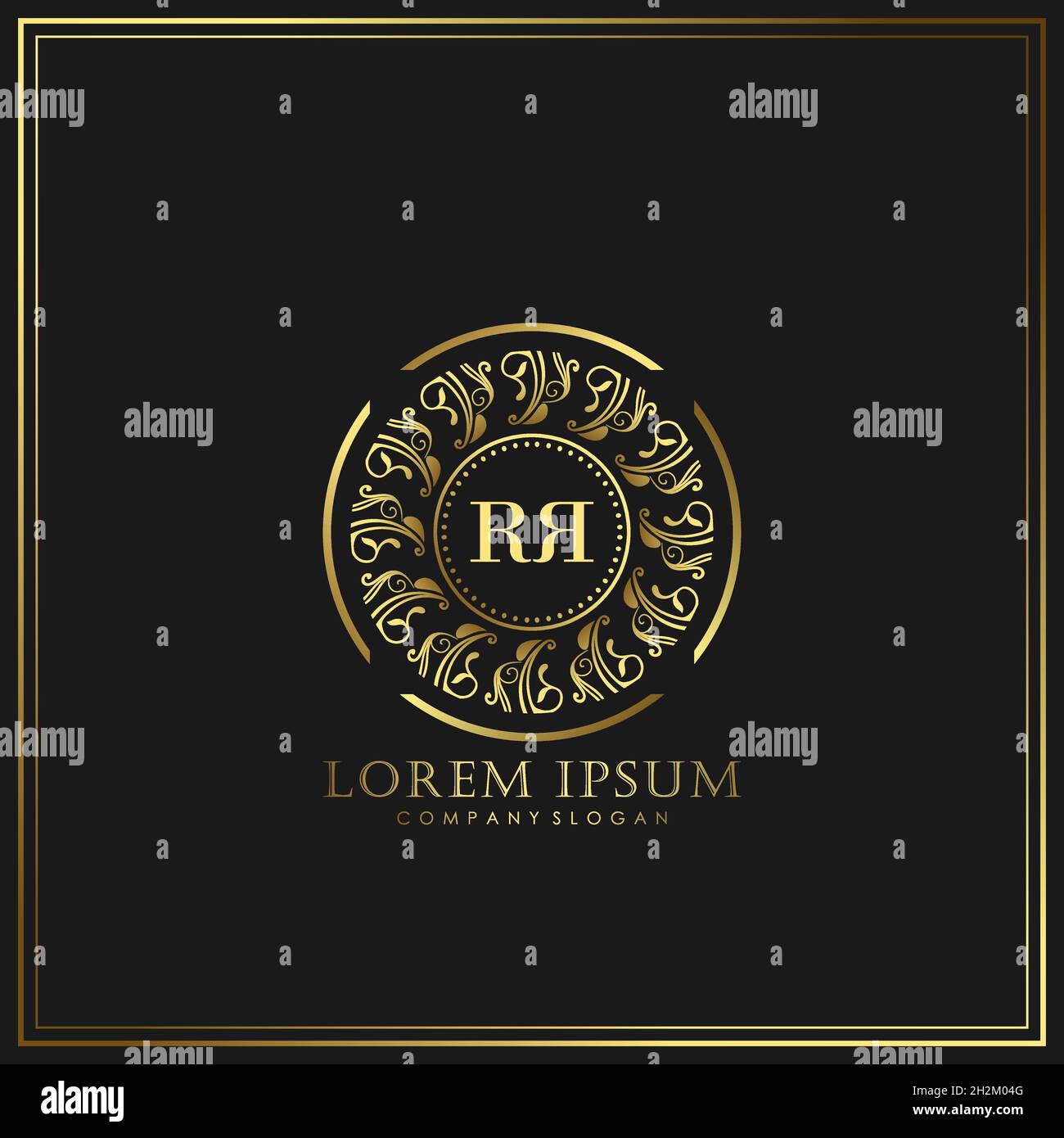 Rr luxury logo hi-res stock photography and images - Alamy