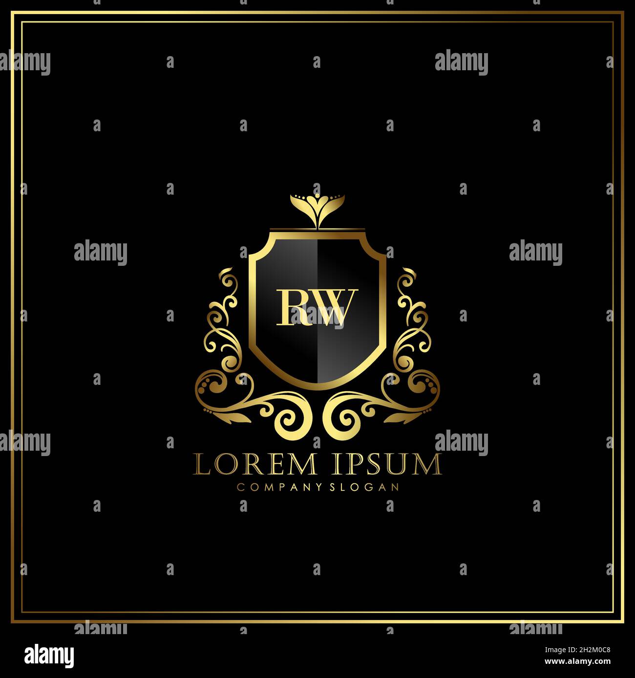 Rw brand logo hi-res stock photography and images - Alamy