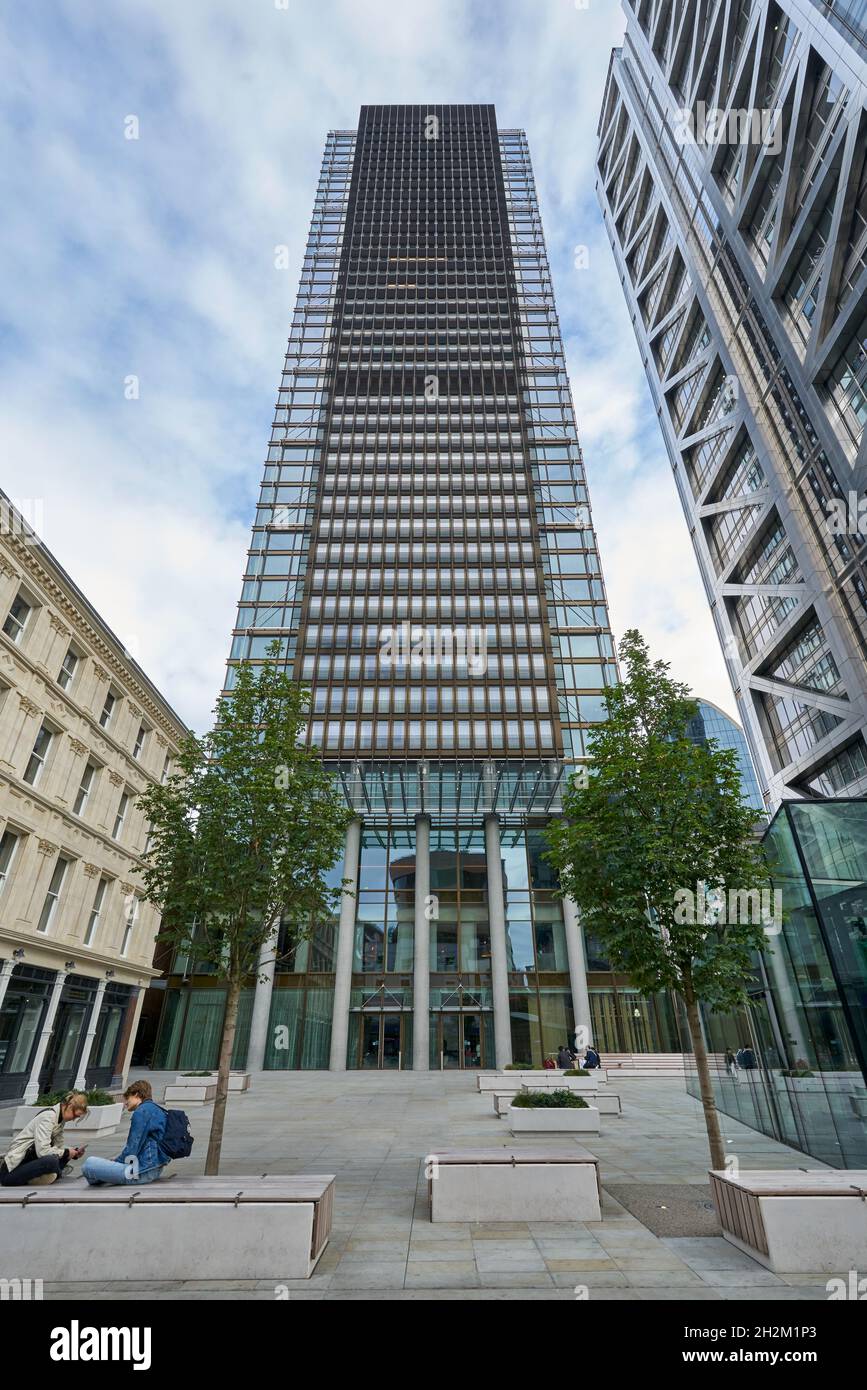 One Bishopsgate Plaza, pan pacific hotel Stock Photo - Alamy