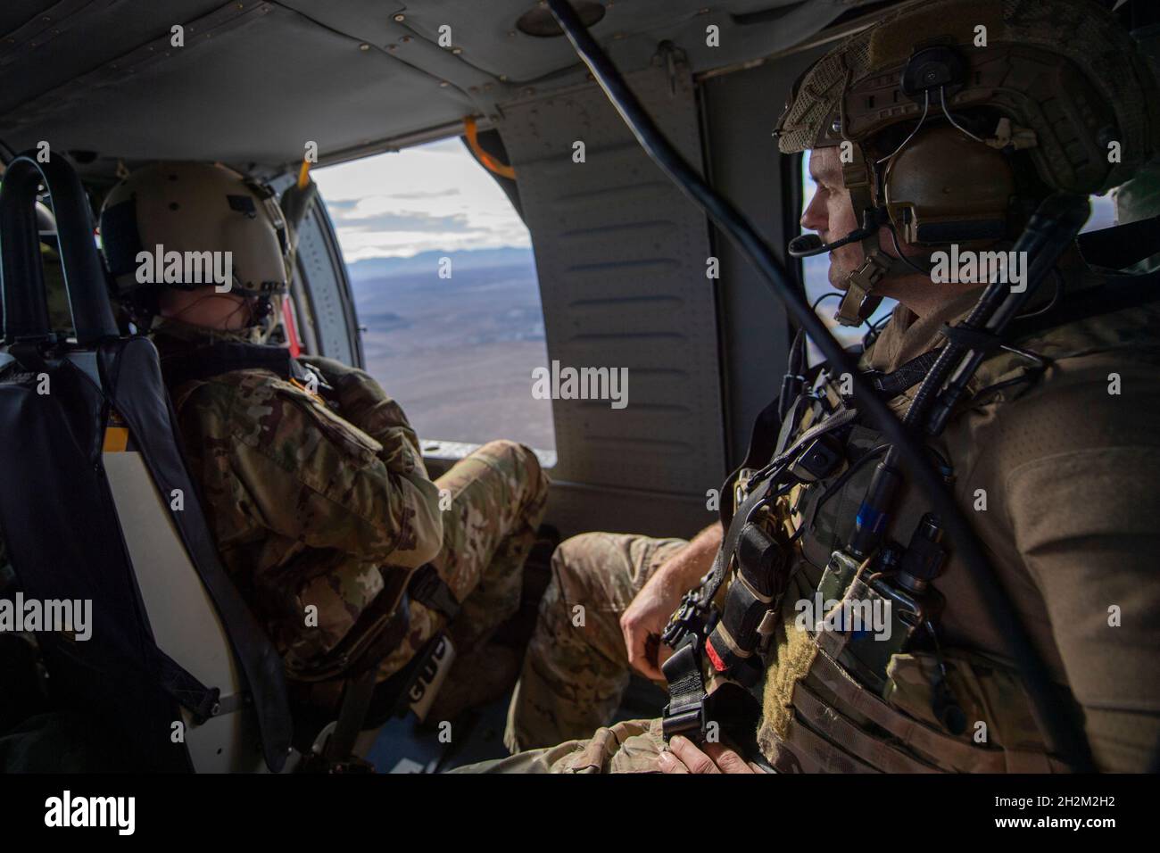 A U.S. Army Ranger, from the 2nd Battalion of the 75th Ranger Regiment ...