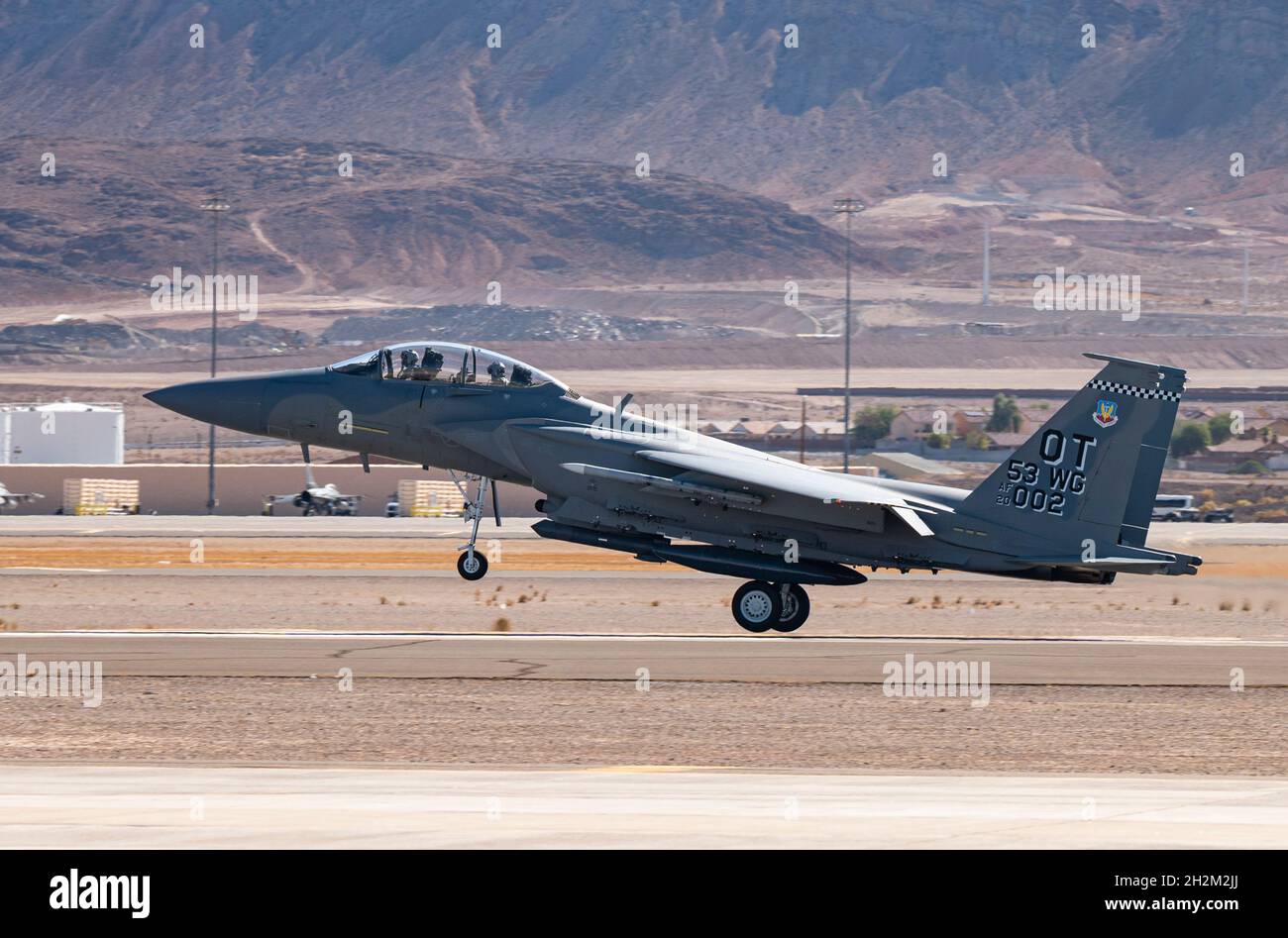 An F-15EX Eagle II Fighter Jet assigned to the 85th Test and Evaluation ...