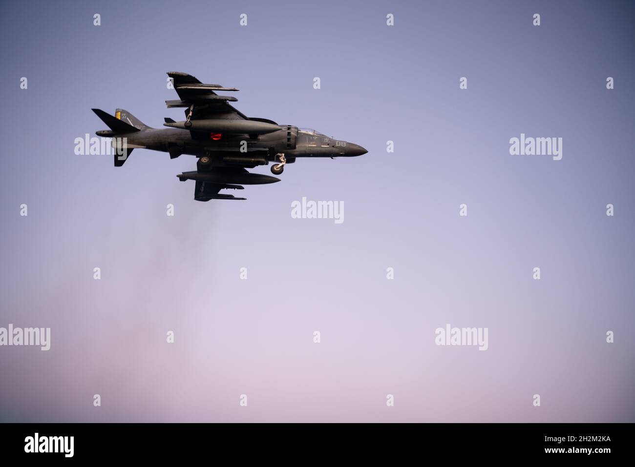 An AV-8B pilot assigned to the Aviation Combat Element, 22nd Marine ...