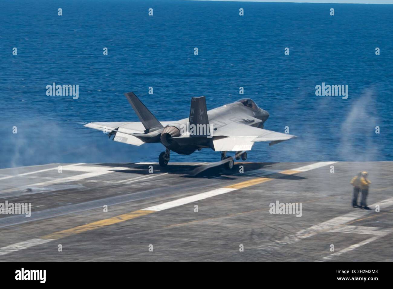 211021-N-RO680-1067 ANDAMAN SEA (Oct. 21, 2021) An F-35C Lightning II, assigned to the ...