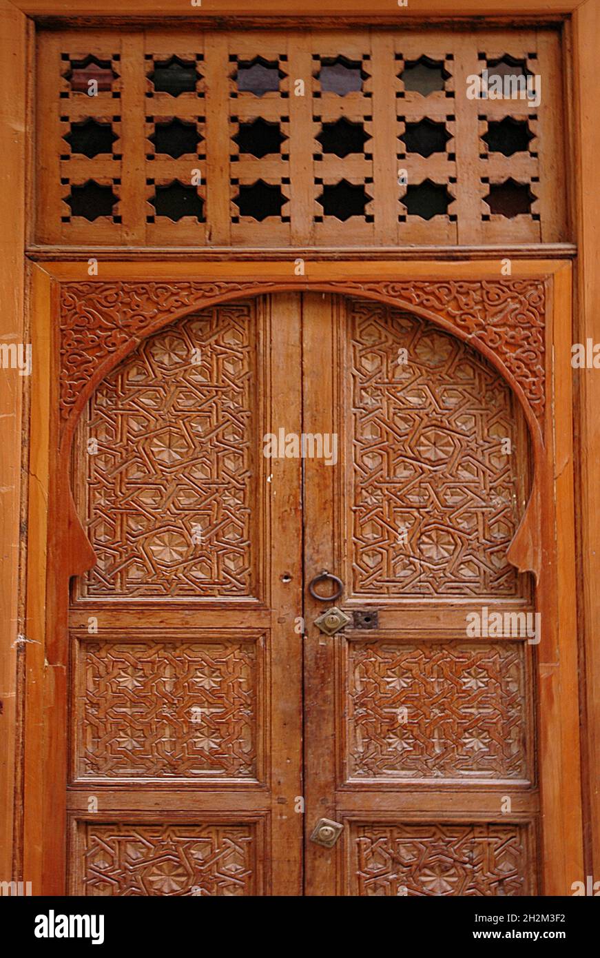 The traditional and handcrafted door in Morocco Stock Photo - Alamy