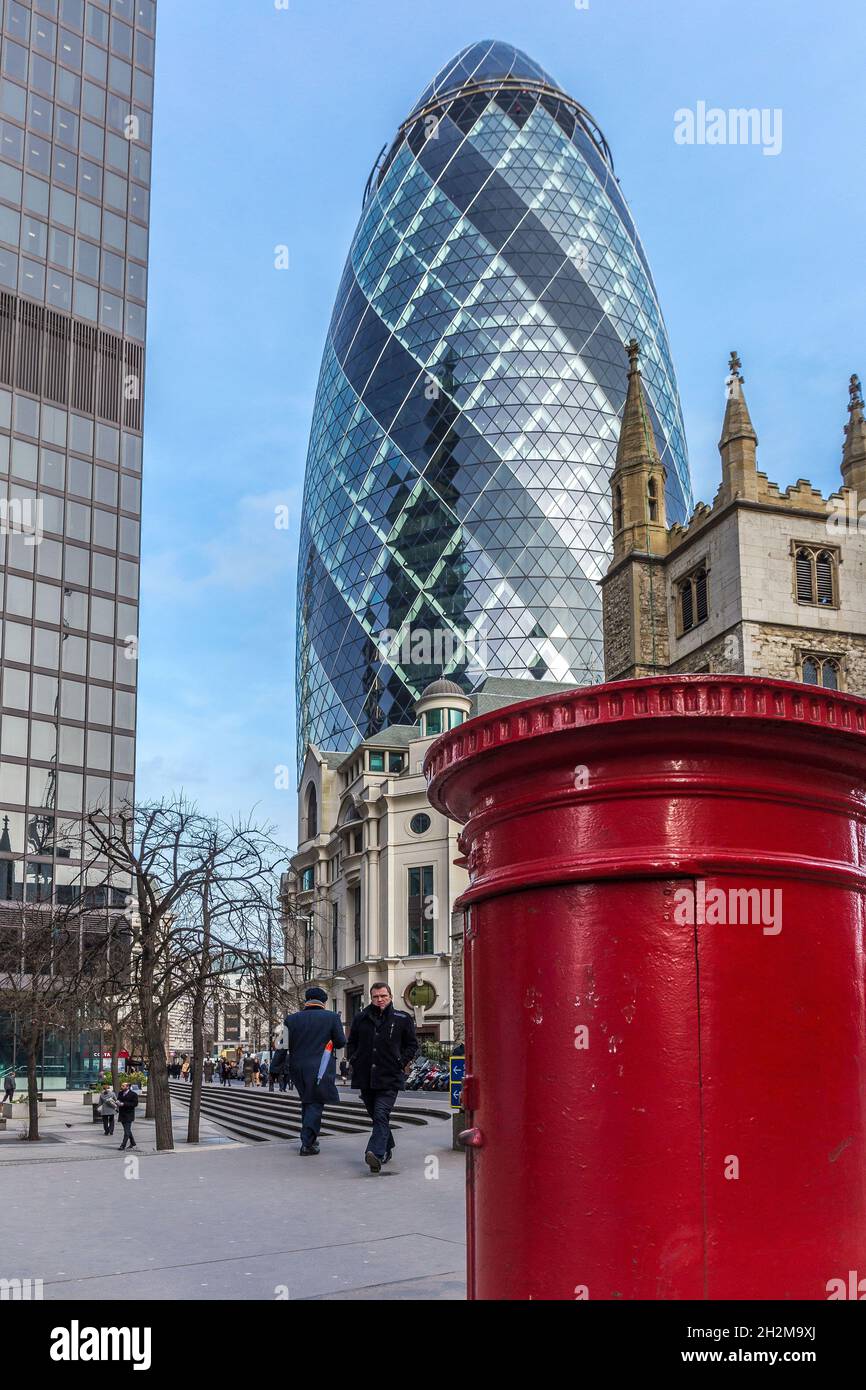 UNITED KINGDOM, LONDON, 30 ST. MARY AXE, ST ANDREW UNDERSHAFT CHURCH ...