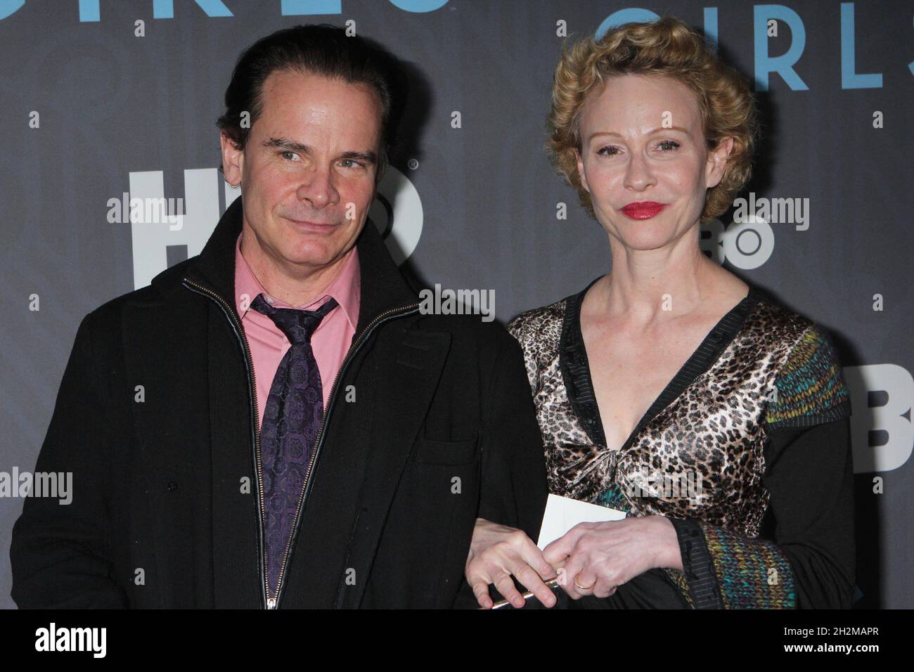 Peter Scolari and Tracy Shayne attend the premiere of HBO's "Girls ...
