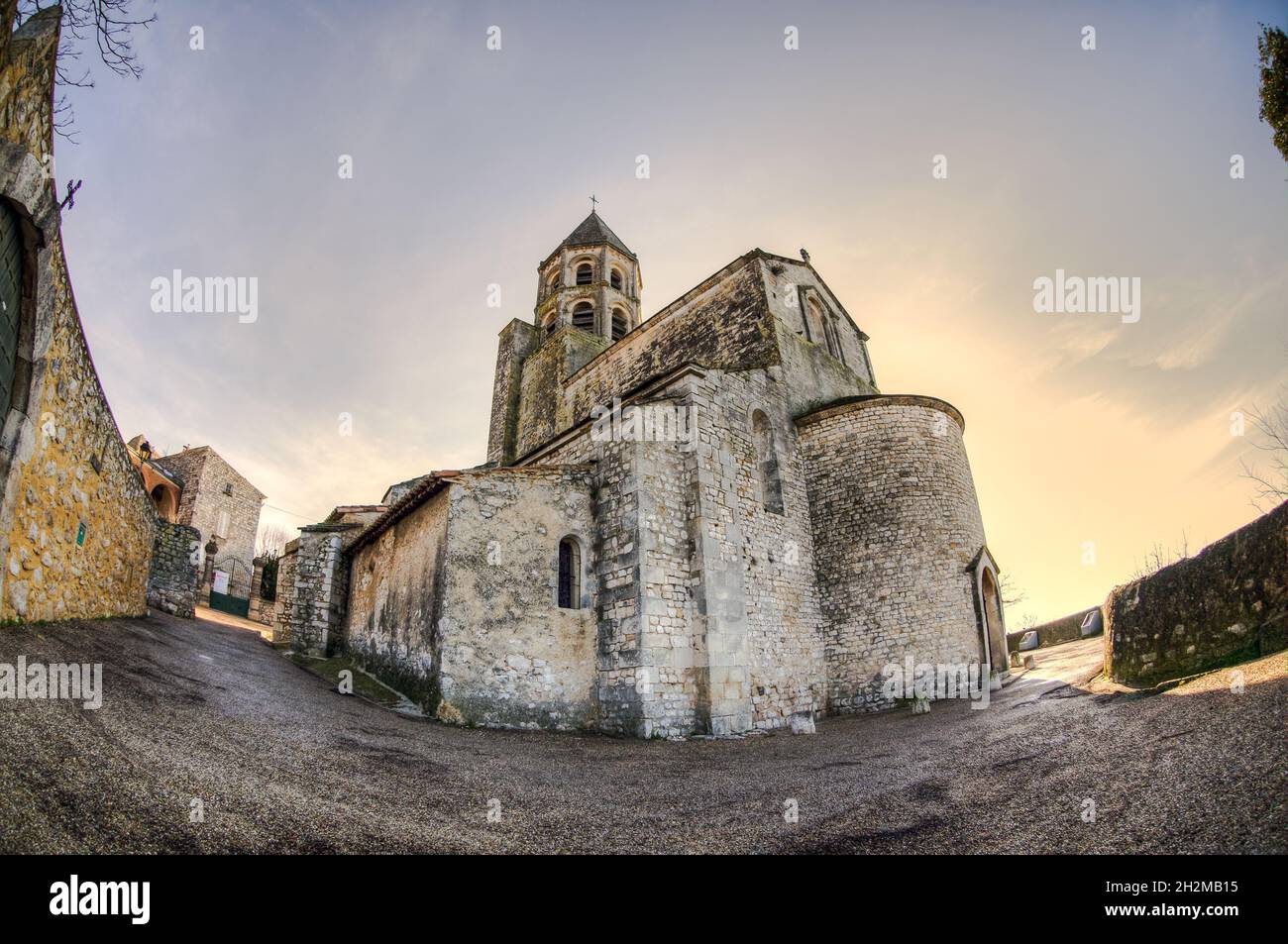 In the village of La Garde Adhemar in France Stock Photo - Alamy