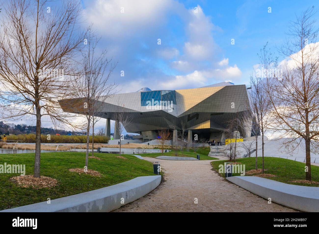 Confluence Museum at Lyon , France Stock Photo - Alamy