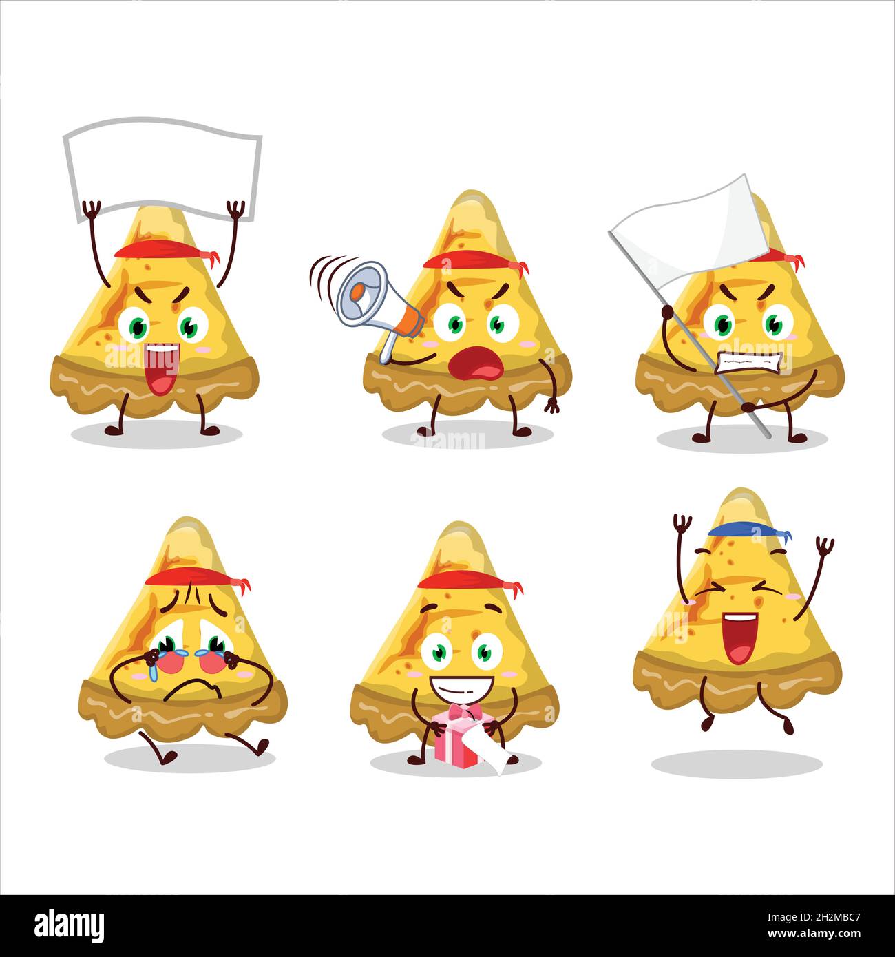 Mascot design style of slice of custard tart character as an attractive ...