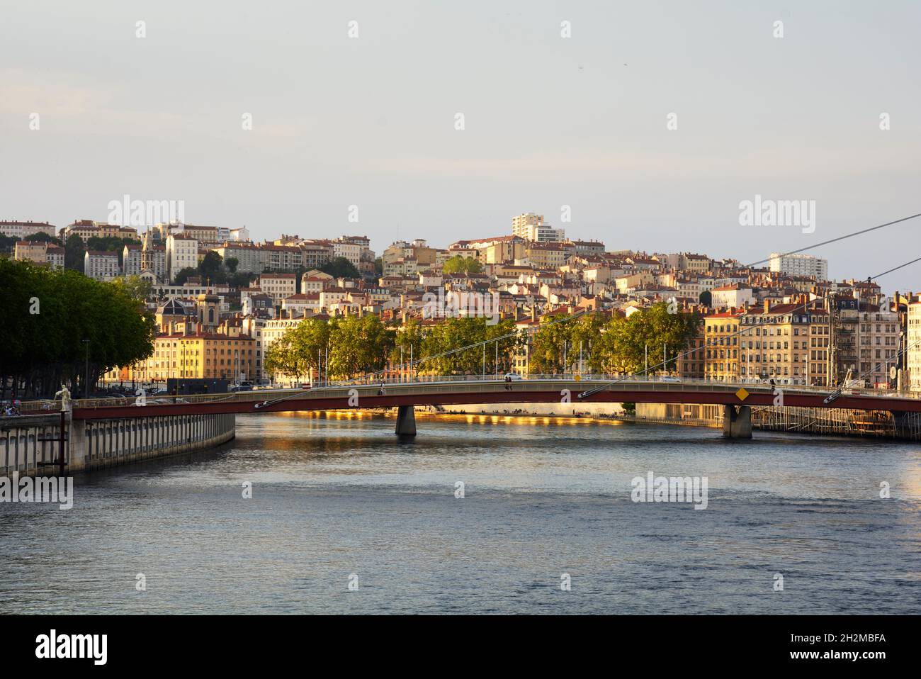 Hill of Croix Rousse at Lyon before sunset, France Stock Photo - Alamy