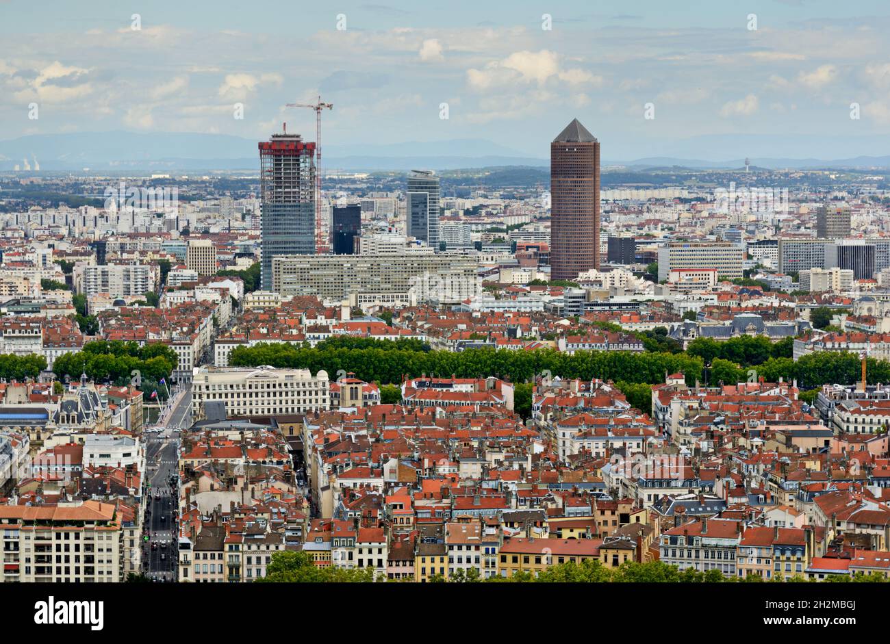 La Part Dieu building, Lyon, France Stock Photo - Alamy